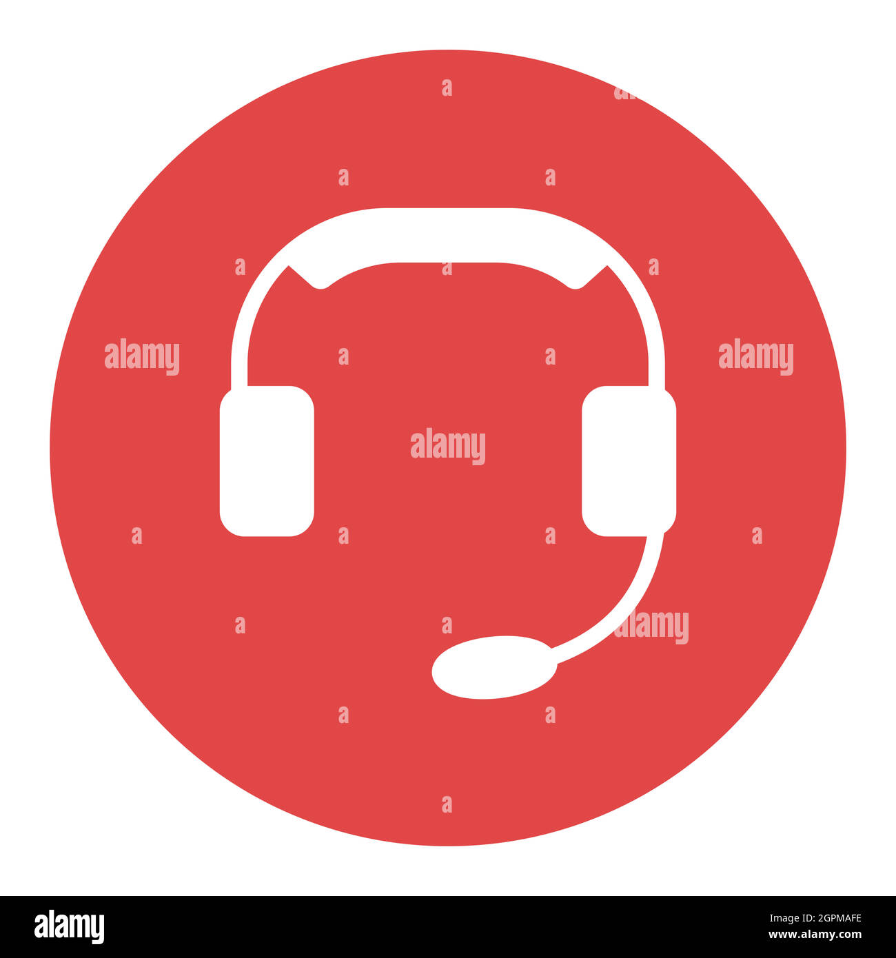 Hotline sign headphones call Cut Out Stock Images & Pictures - Alamy