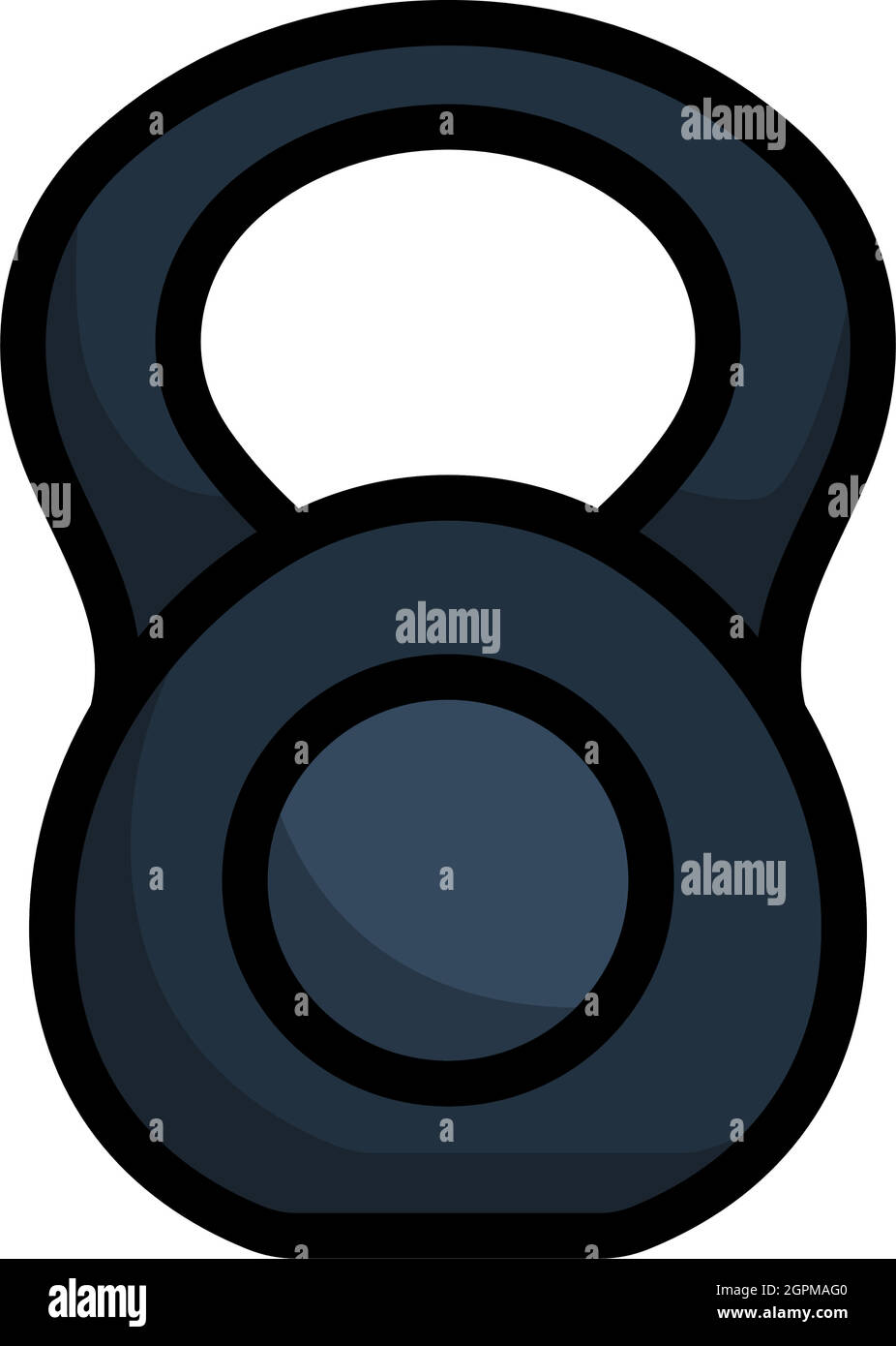 Icon Of Kettlebell Stock Vector Image & Art - Alamy