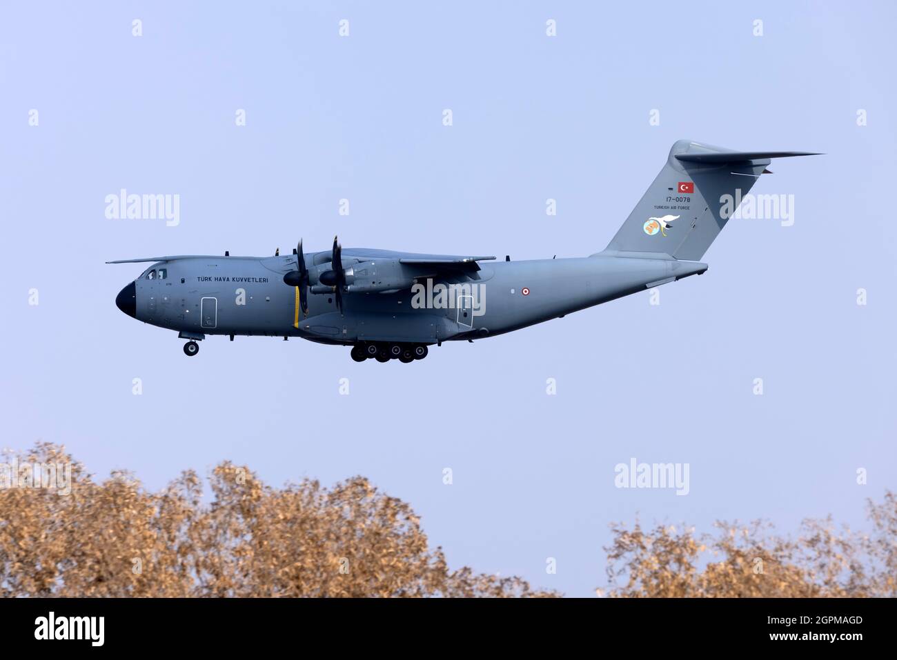 Turkish Air Force Airbus A400M-180 (REG: 17-0078) arriving for pick up ...