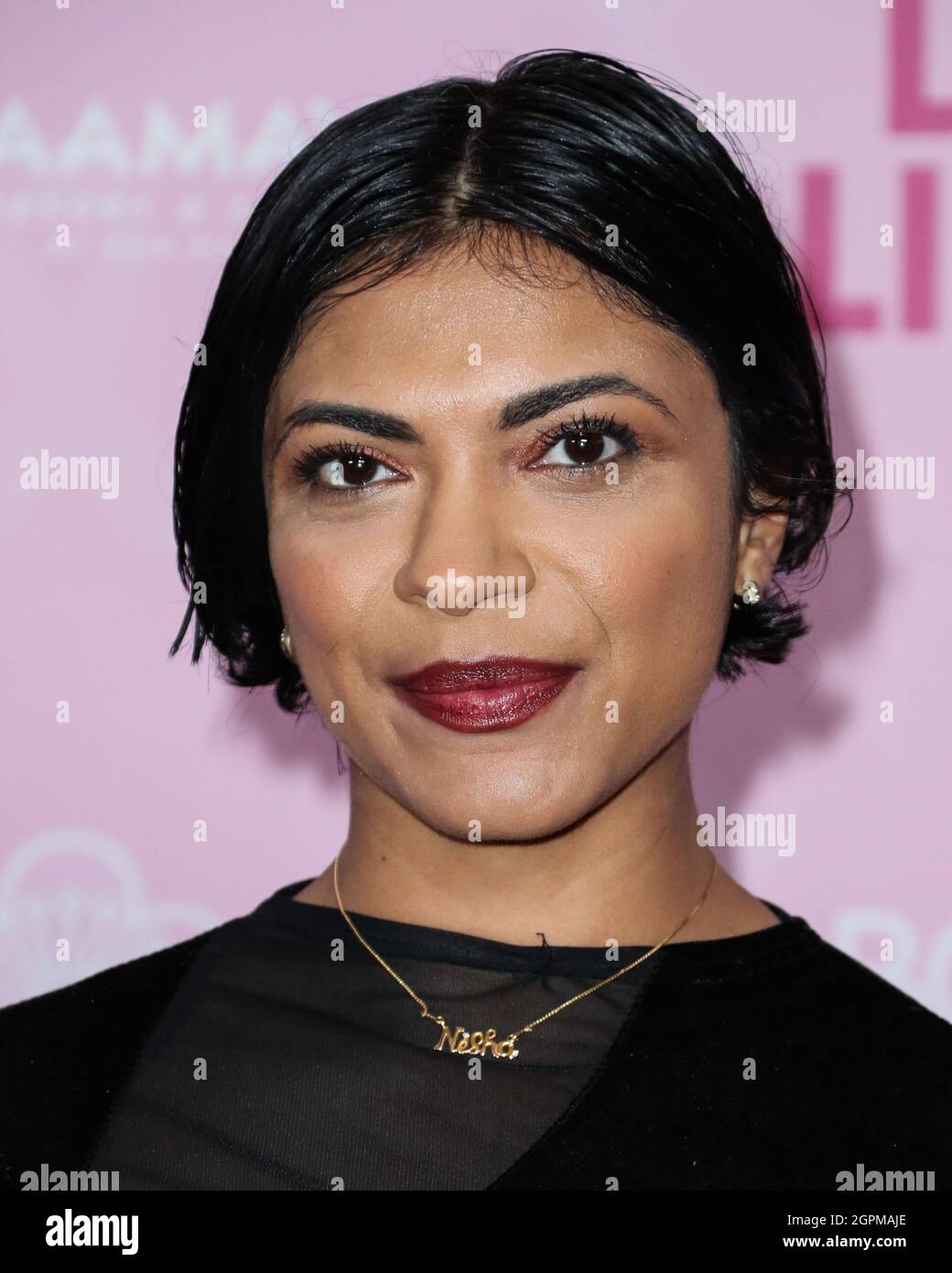 LOS ANGELES, CALIFORNIA, USA - SEPTEMBER 29: Musical artist Nisha ...