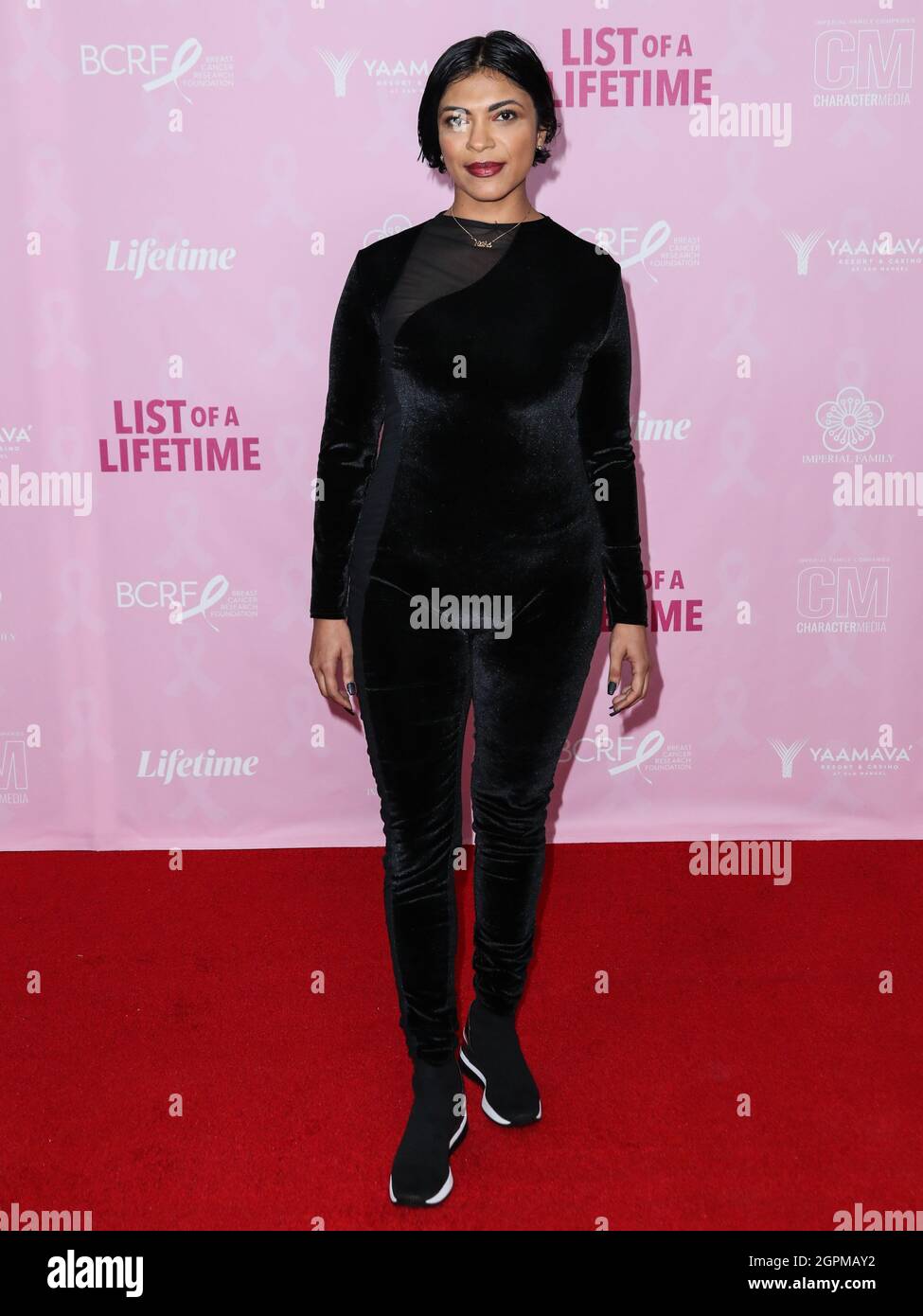 LOS ANGELES, CALIFORNIA, USA - SEPTEMBER 29: Musical artist Nisha ...