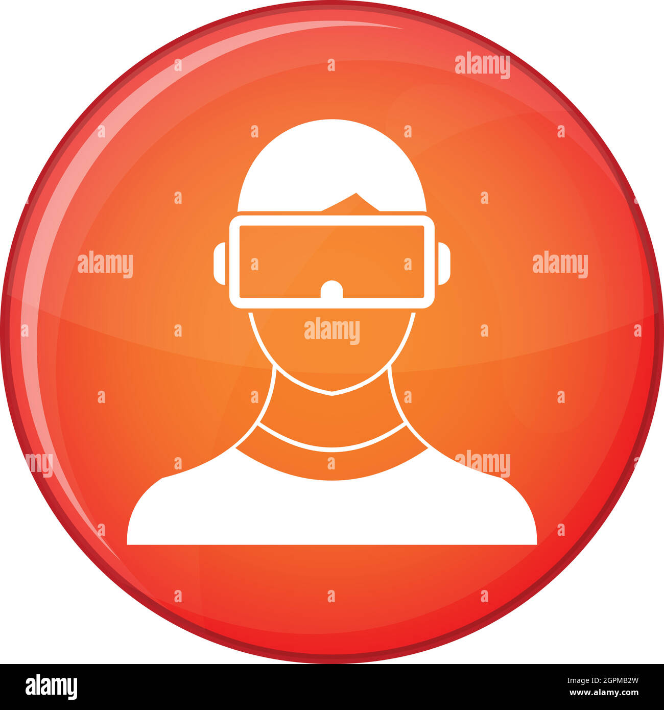 Virtual reality illustration Stock Vector Images - Alamy