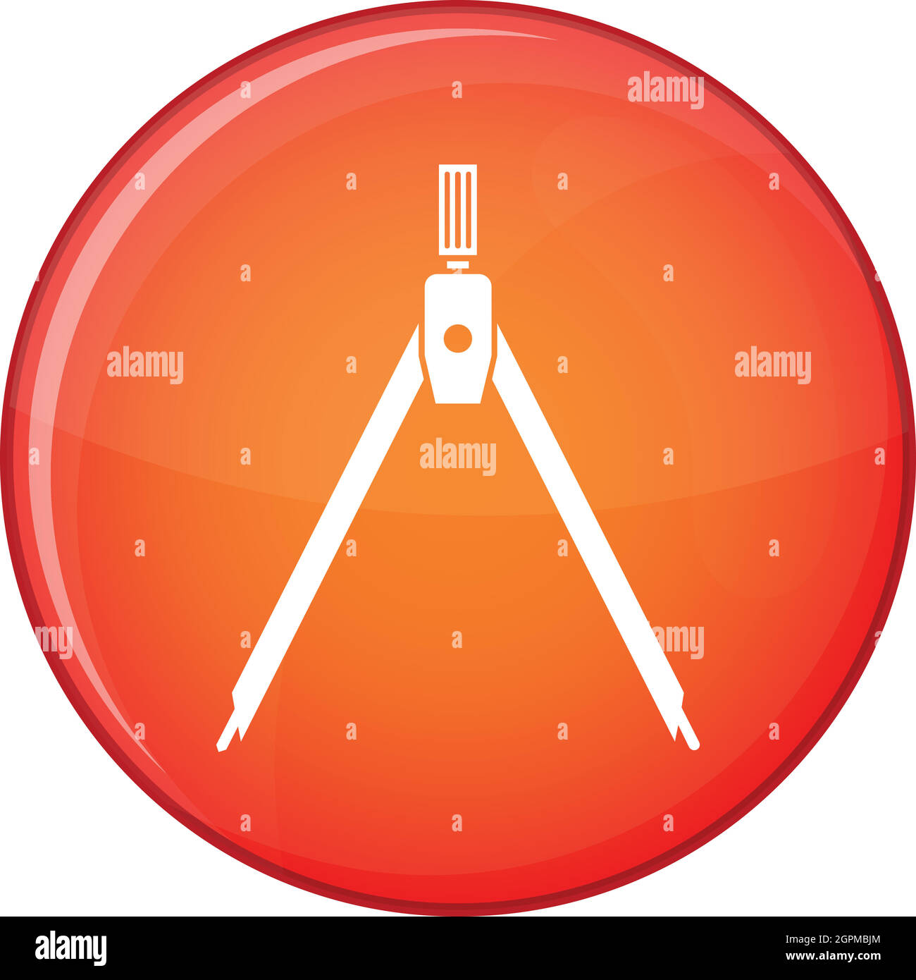 Stationery compass illustration vector Stock Vector Images - Alamy