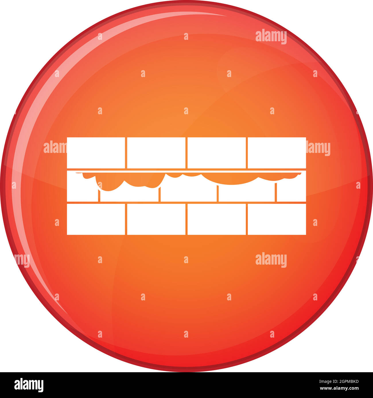 Exterior old style red Stock Vector Images - Alamy