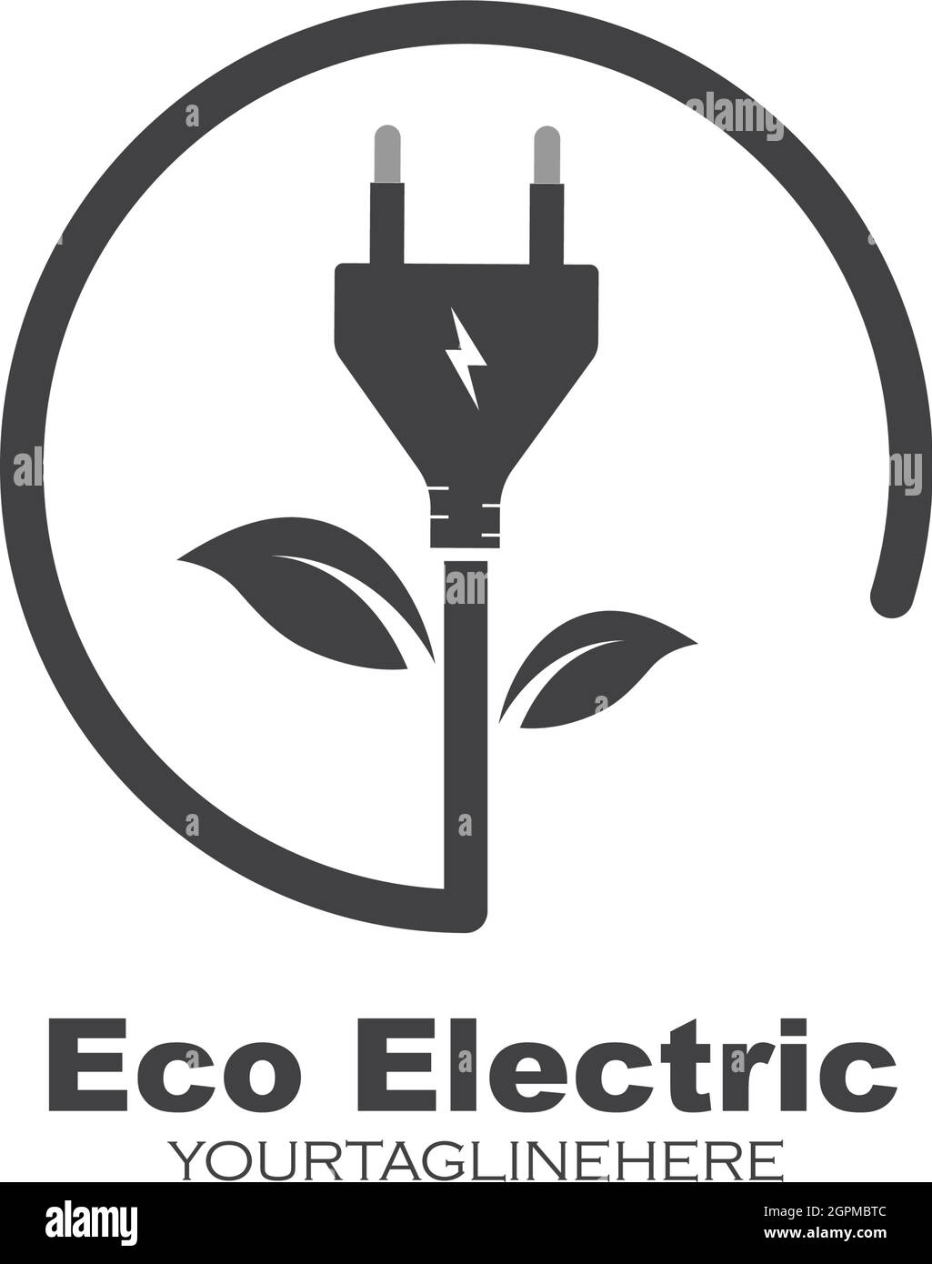 eco electric icon vector,illustration design Stock Vector Image & Art ...