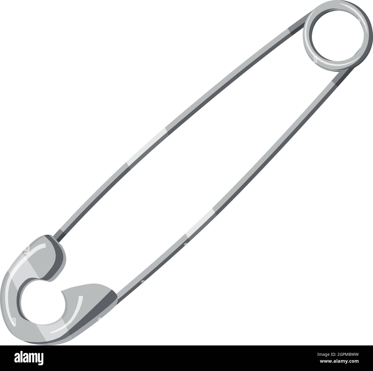 Pin icon, cartoon style Stock Vector Image & Art - Alamy