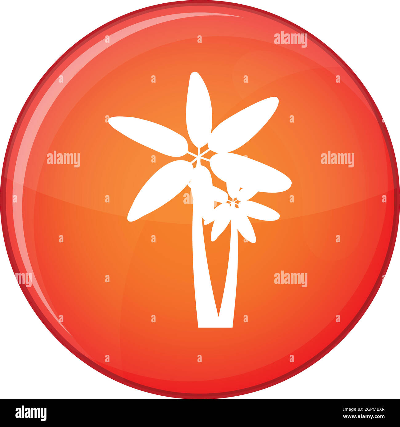 Two palm trees icon, flat style Stock Vector Image & Art - Alamy