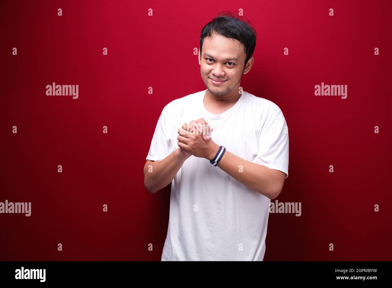 Smirk face man hi-res stock photography and images - Alamy