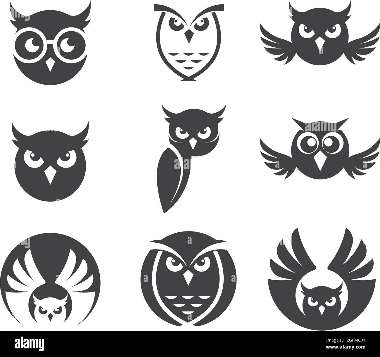 owl icon vector illustration Stock Vector Image & Art - Alamy