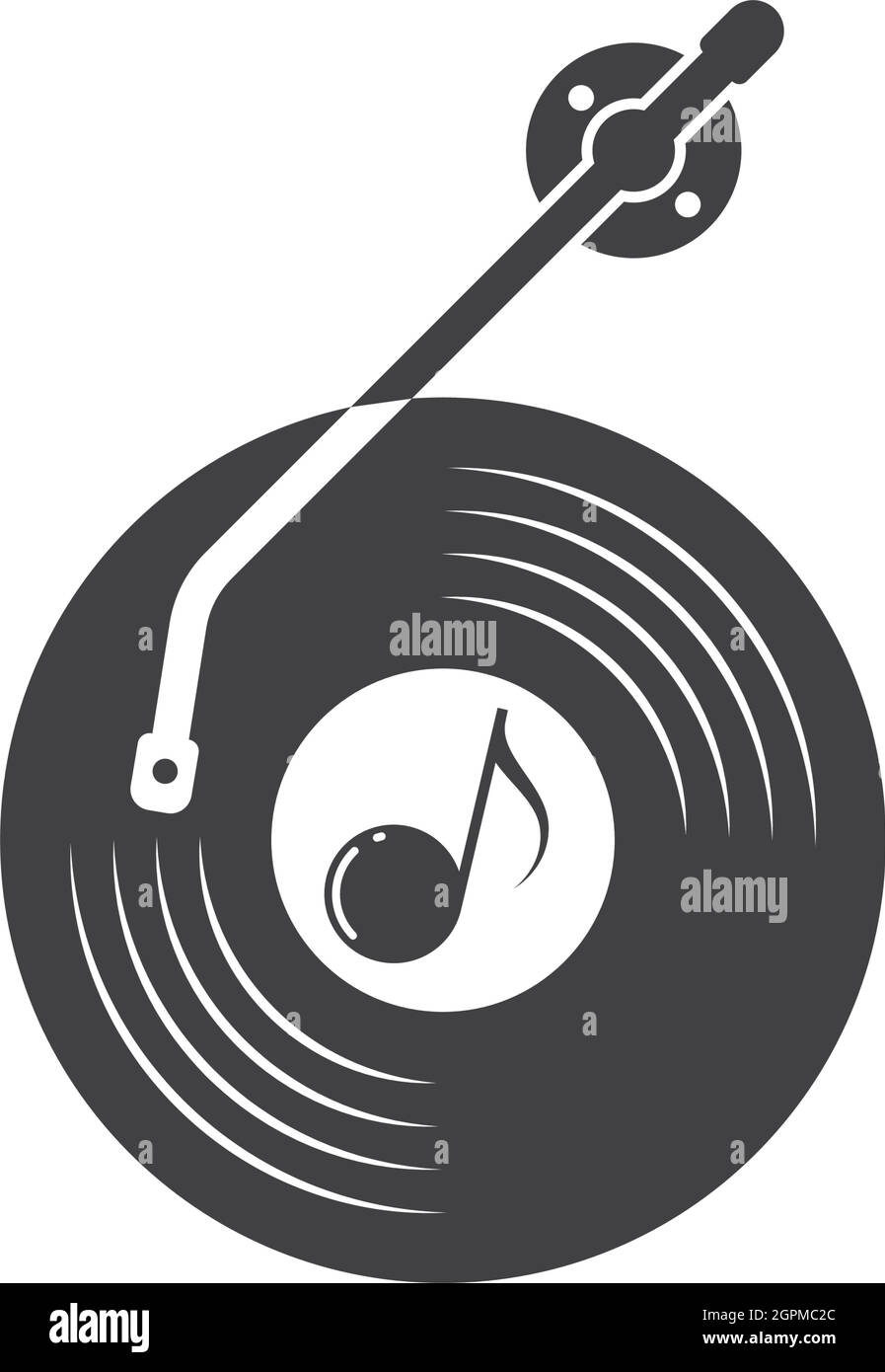 vinyl disc music vector icon illustration design Stock Vector Image ...