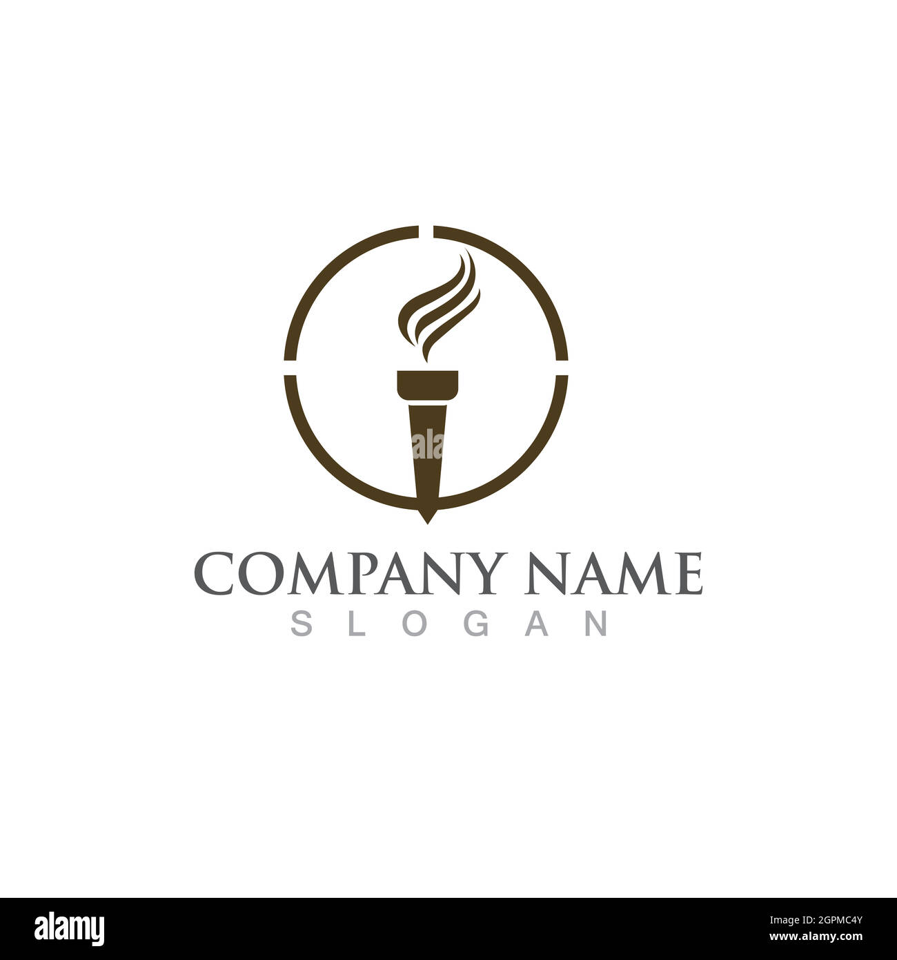 torch logo and symbol vector Stock Vector Image & Art - Alamy