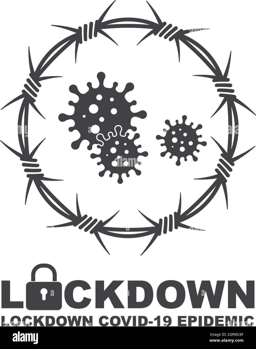 Stop covid 19 sign Black and White Stock Photos & Images - Alamy