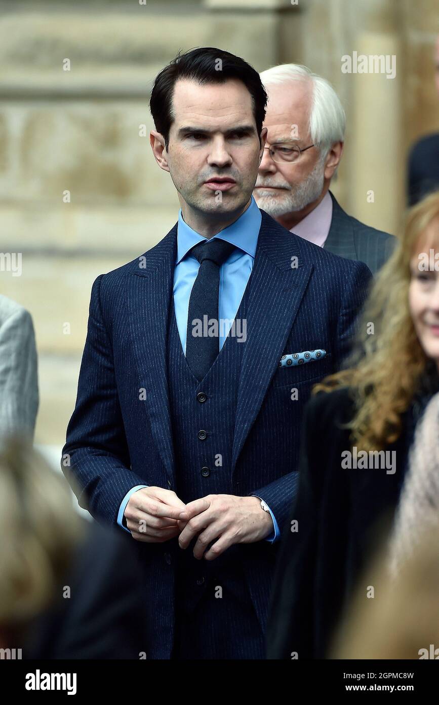 File photo dated 27/09/16 of Jimmy Carr leaving Westminster Abbey ...