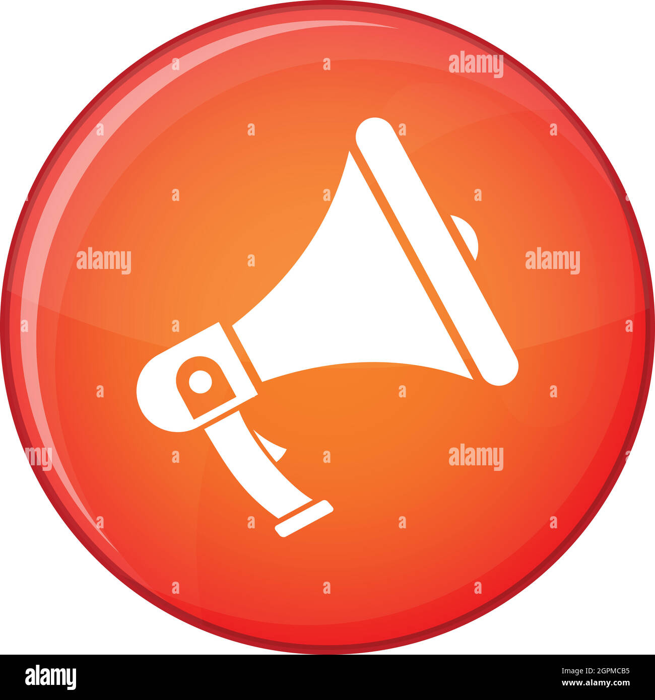Megaphone isolated icon Stock Vector Images - Alamy