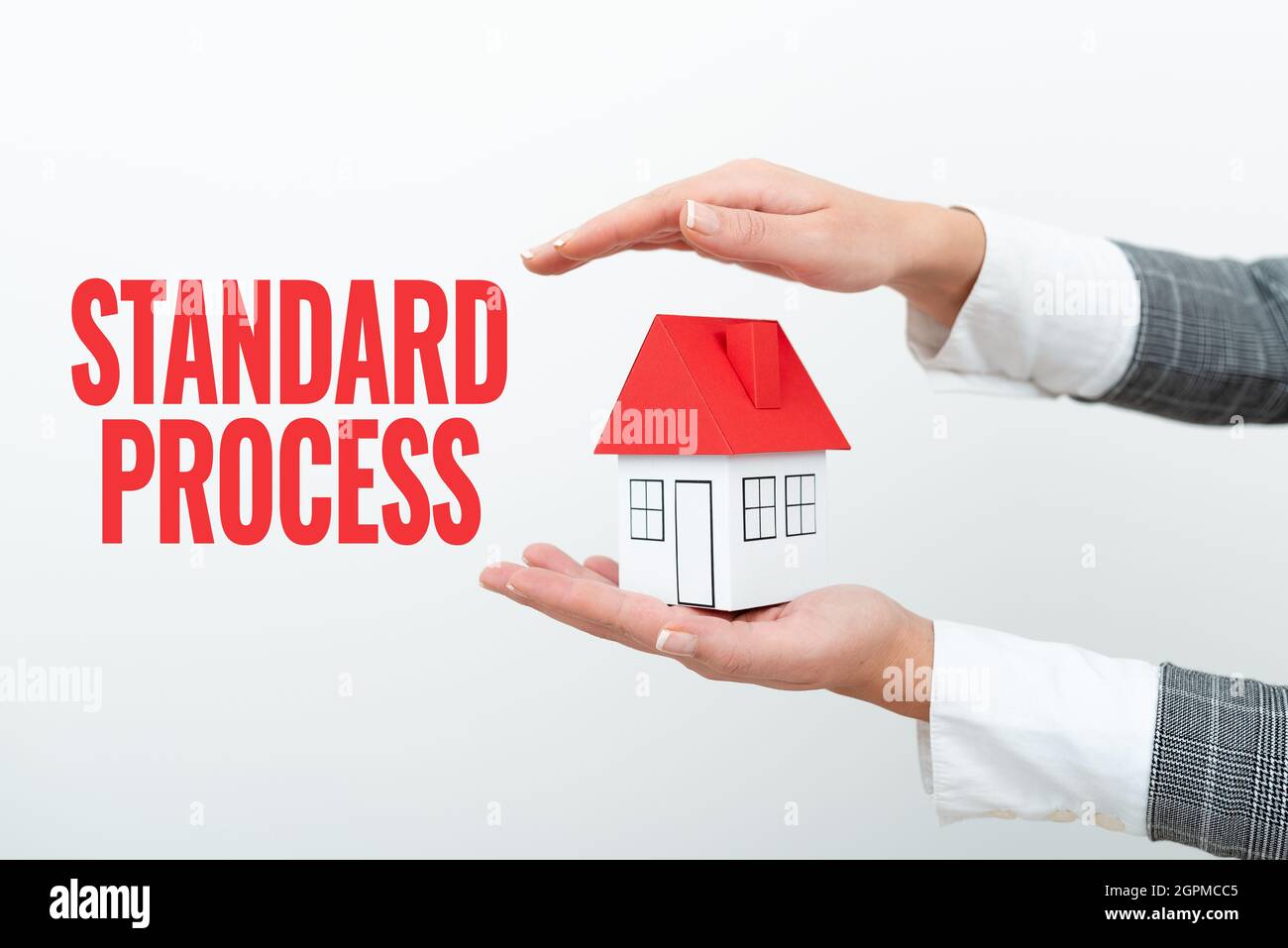 Conceptual caption Standard Process. Business overview rules made to be ...