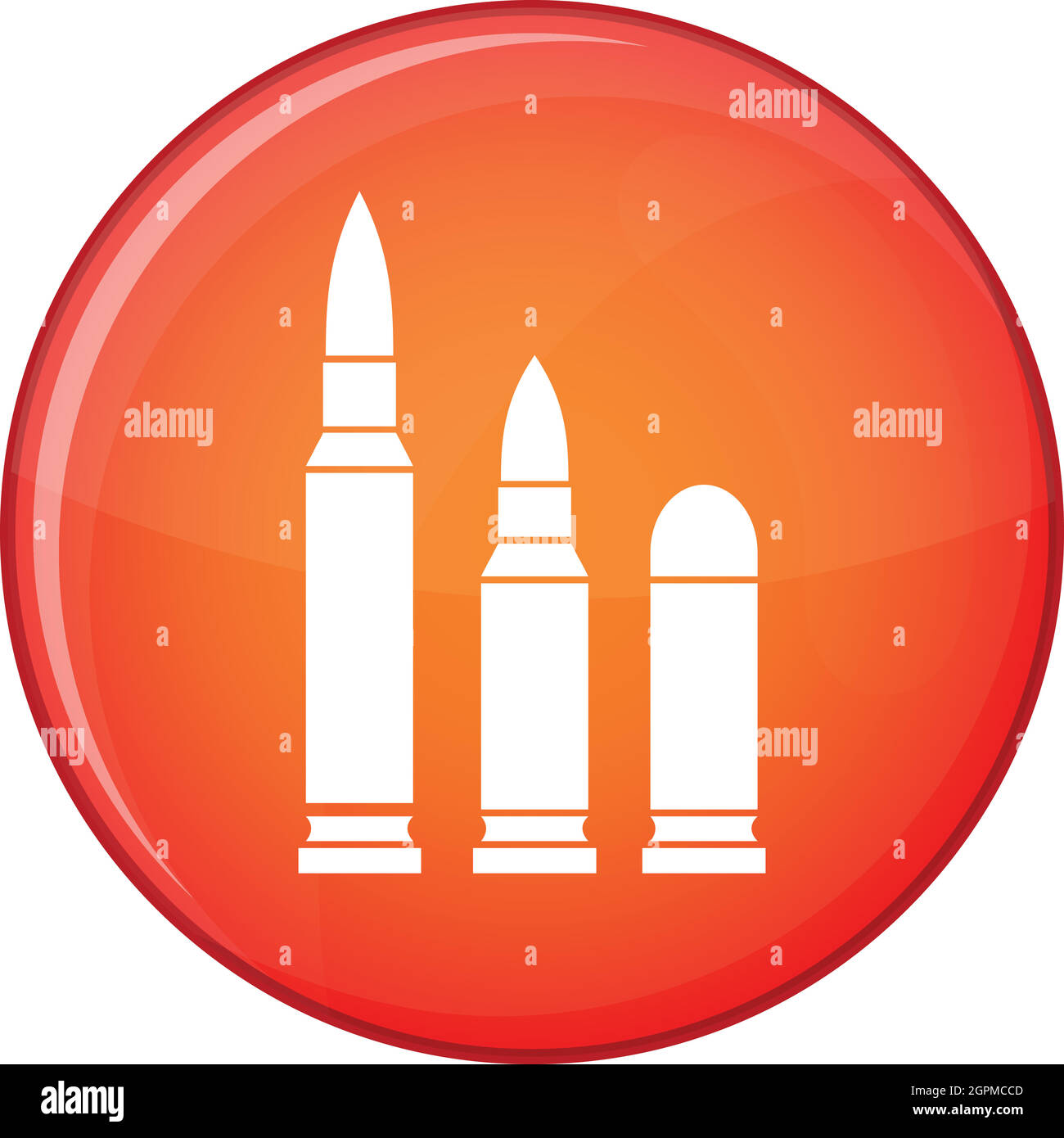Bullets icon, flat style Stock Vector Image & Art - Alamy