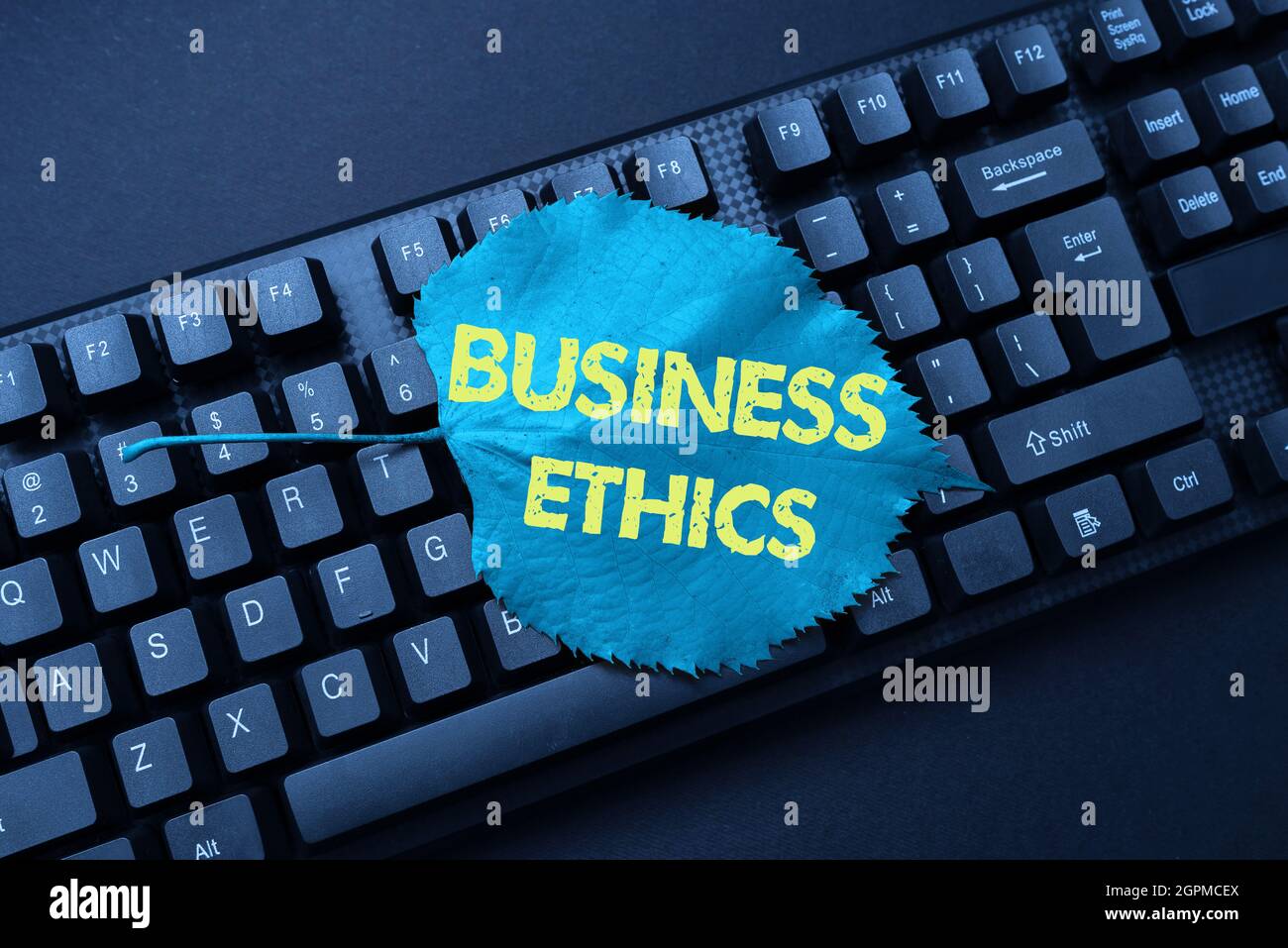 Conceptual display Business Ethics. Conceptual photo Moral principles ...