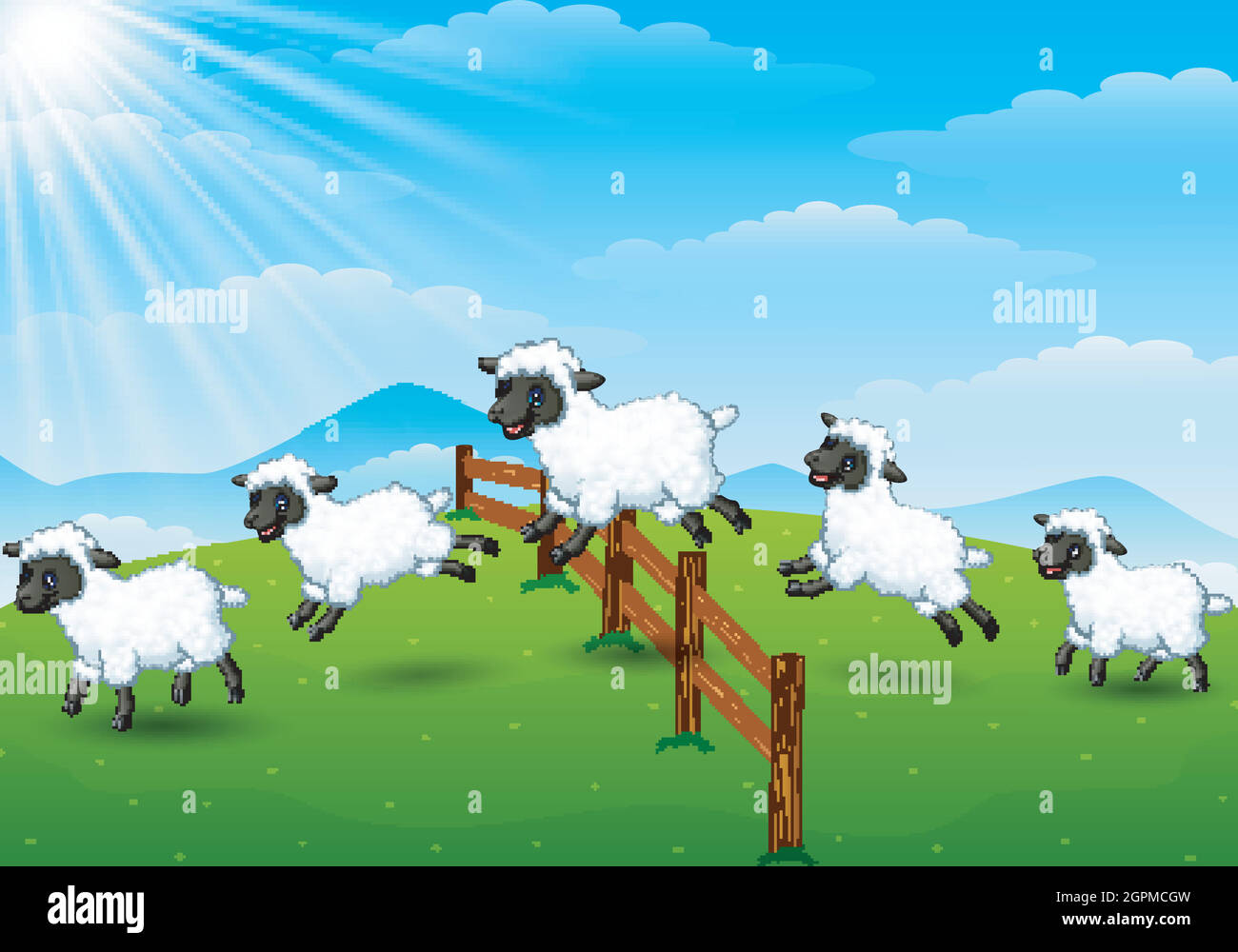 Baby sheep running Stock Vector Images - Alamy Baby sheep running Stock Vector Images - Alamy