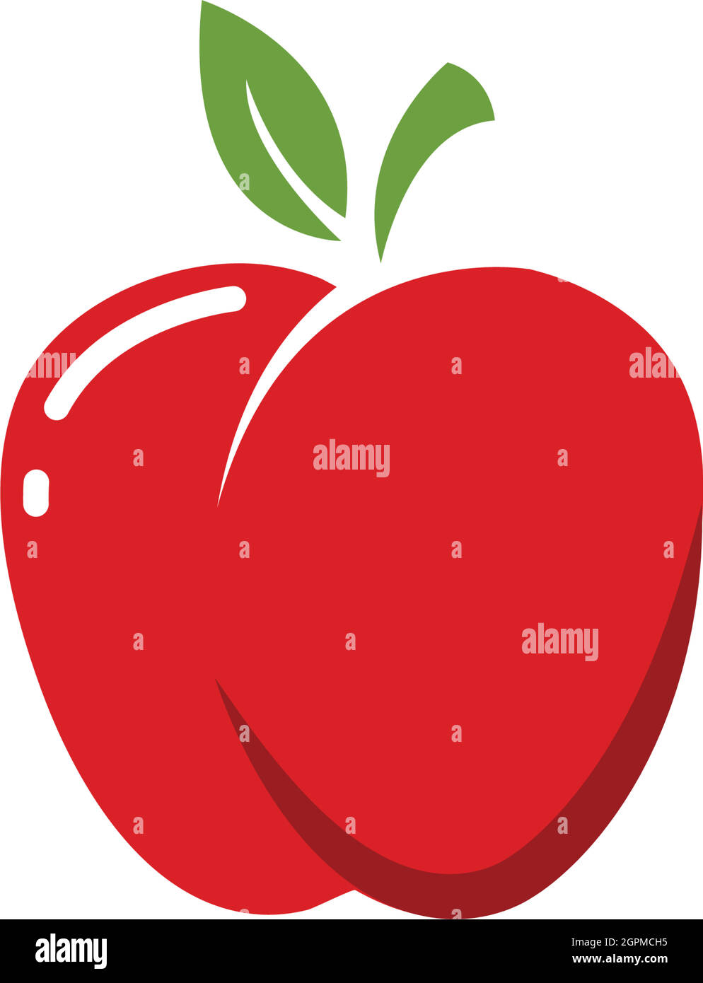 Apple logo vector Stock Vector Images - Alamy