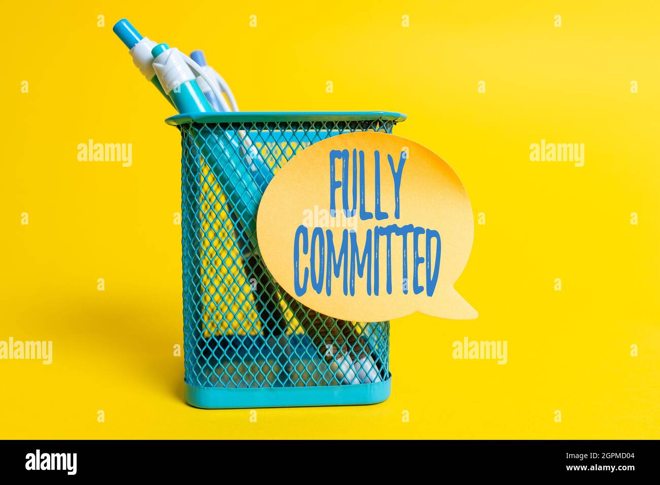 Writing displaying text Fully Committed. Internet Concept Extremely ...