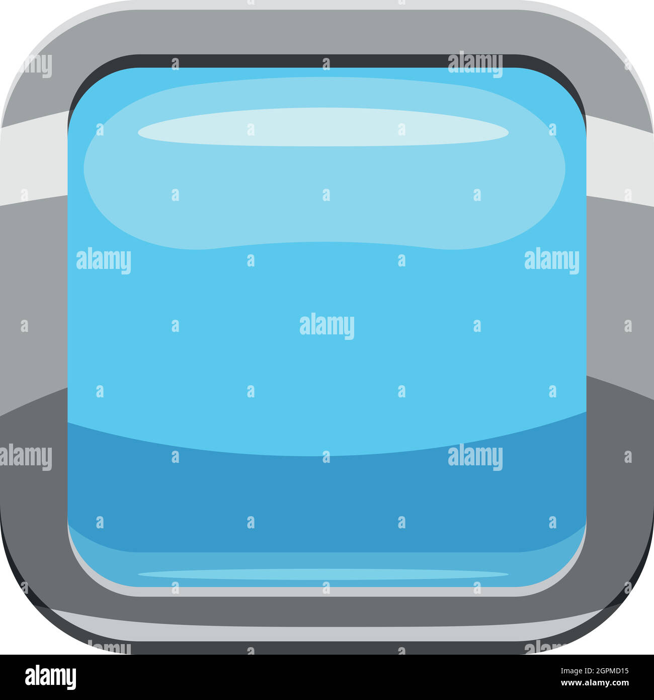 Light blue square button icon, cartoon style Stock Vector Image & Art ... Light blue square button icon, cartoon style Stock Vector Image & Art ...