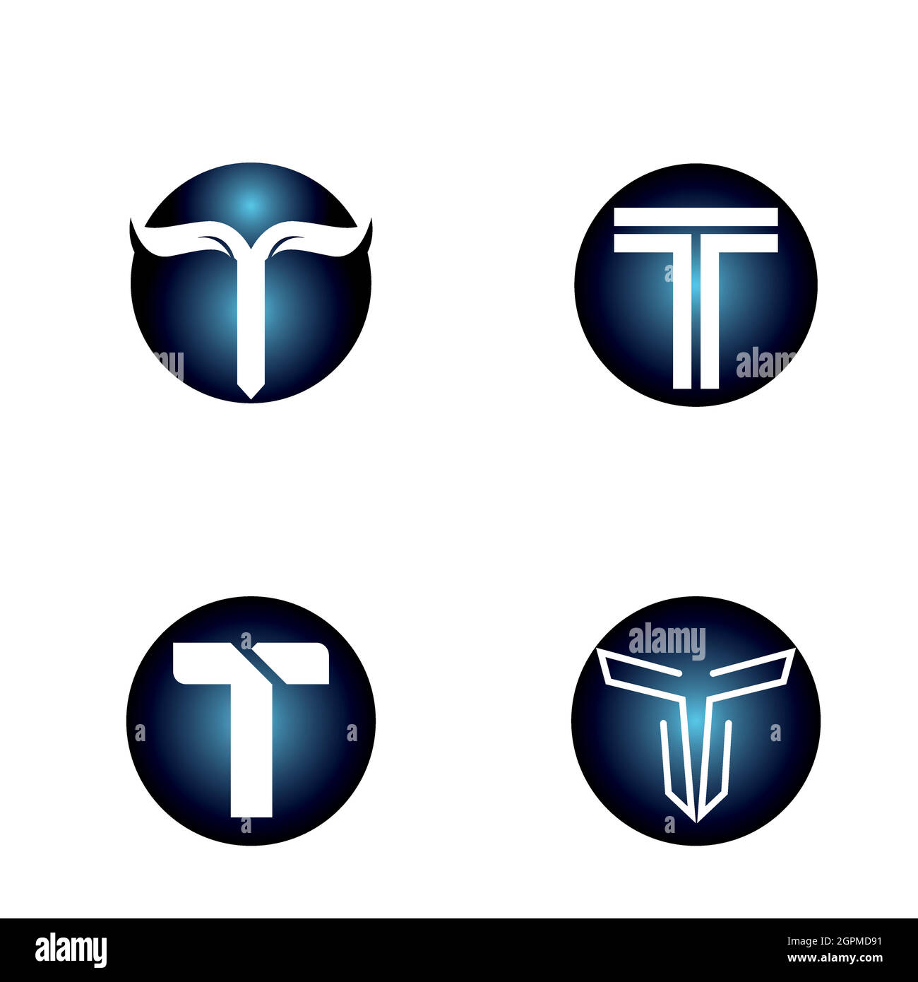 T logo and symbol vector Stock Vector Image & Art - Alamy