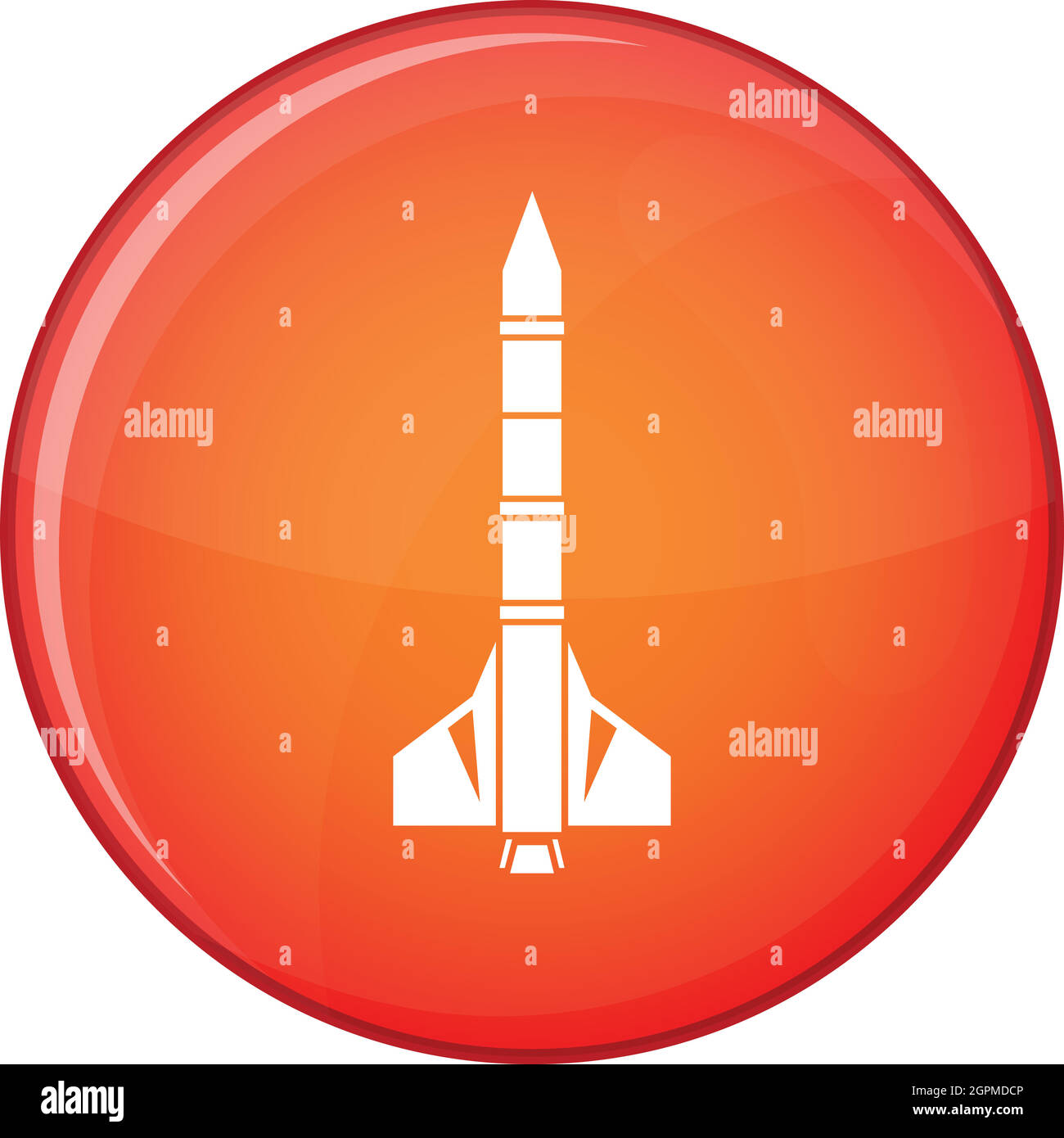 Icon rocket missile Stock Vector Images - Alamy