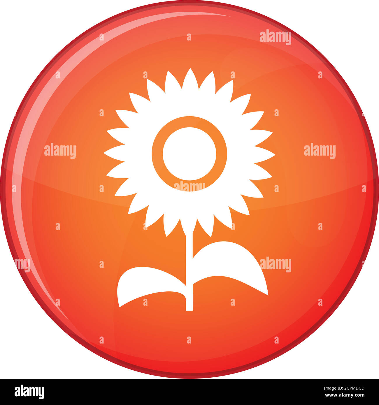 Flower icon, flat style Stock Vector Image & Art - Alamy