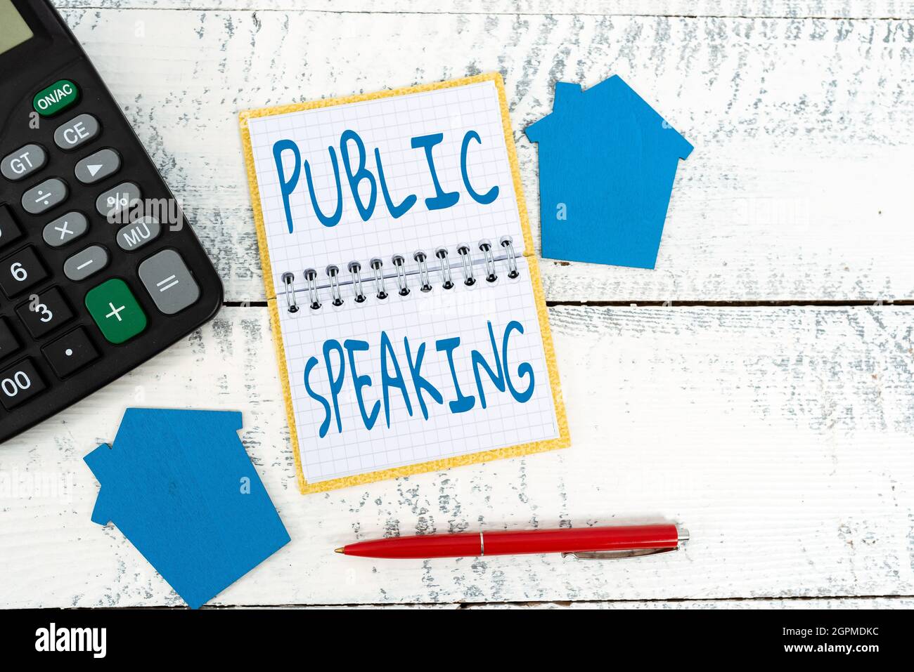 Hand writing sign Public Speaking. Word for talking showing stage in ...