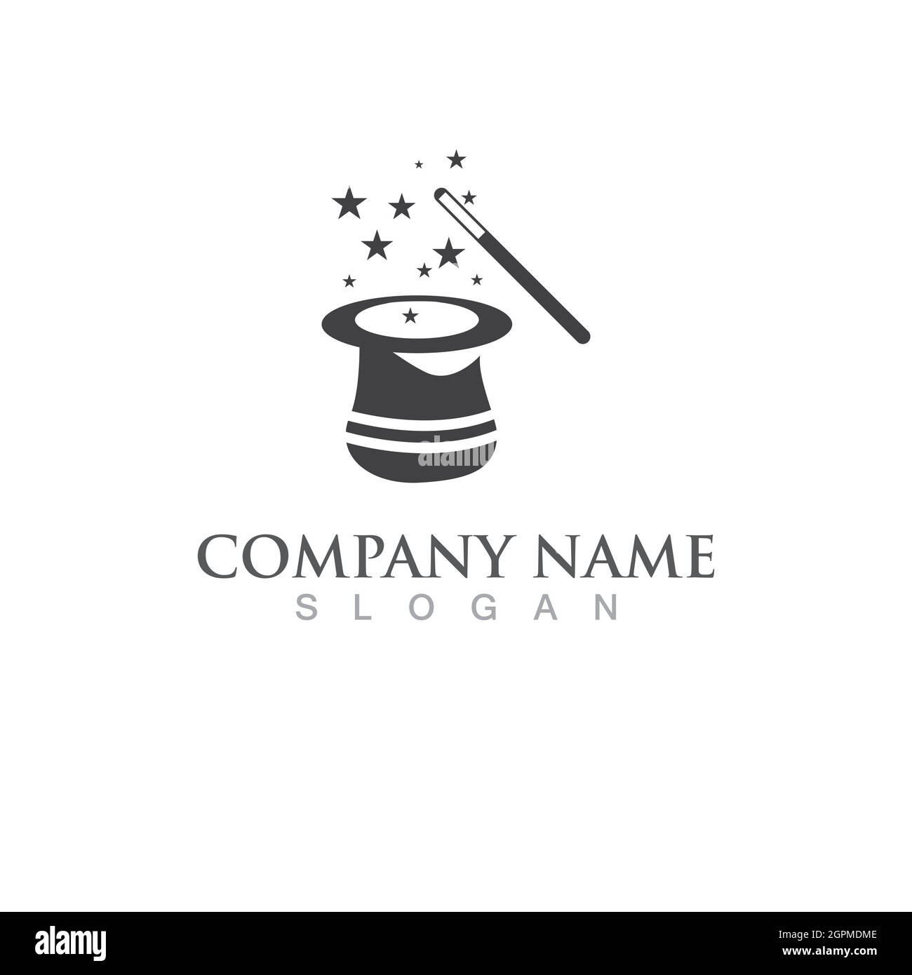Magician magic show icon symbol Cut Out Stock Images & Pictures - Alamy