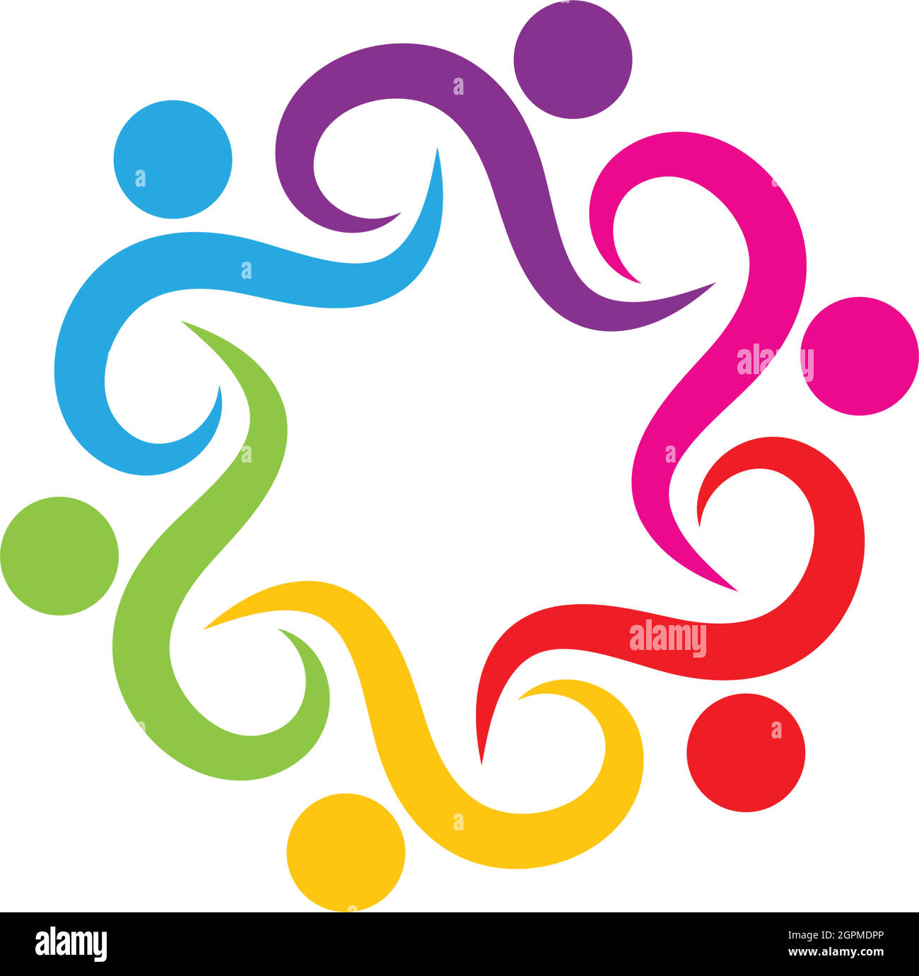 Social support logo Cut Out Stock Images & Pictures - Alamy