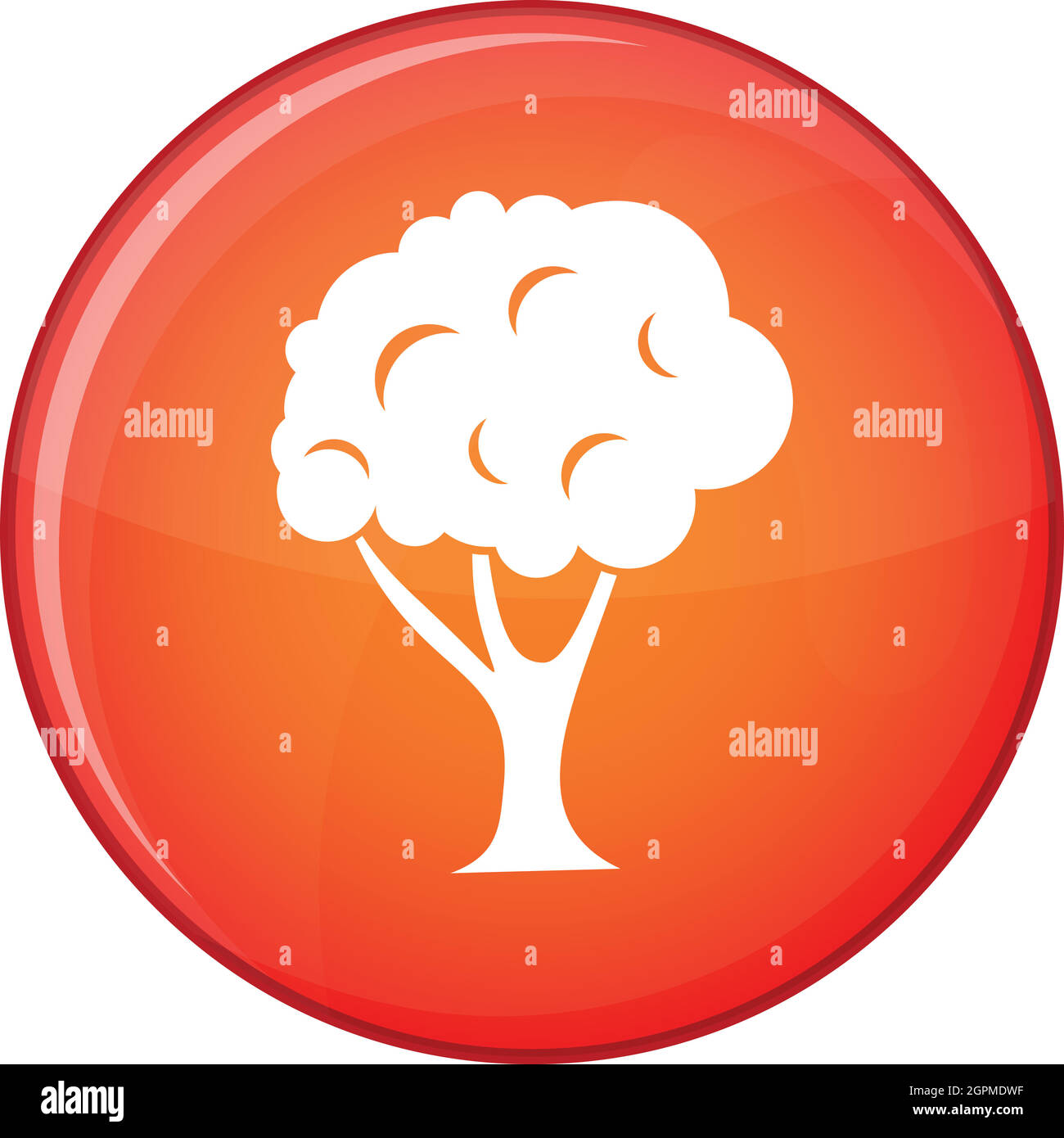 Flat bright tree Stock Vector Images - Alamy