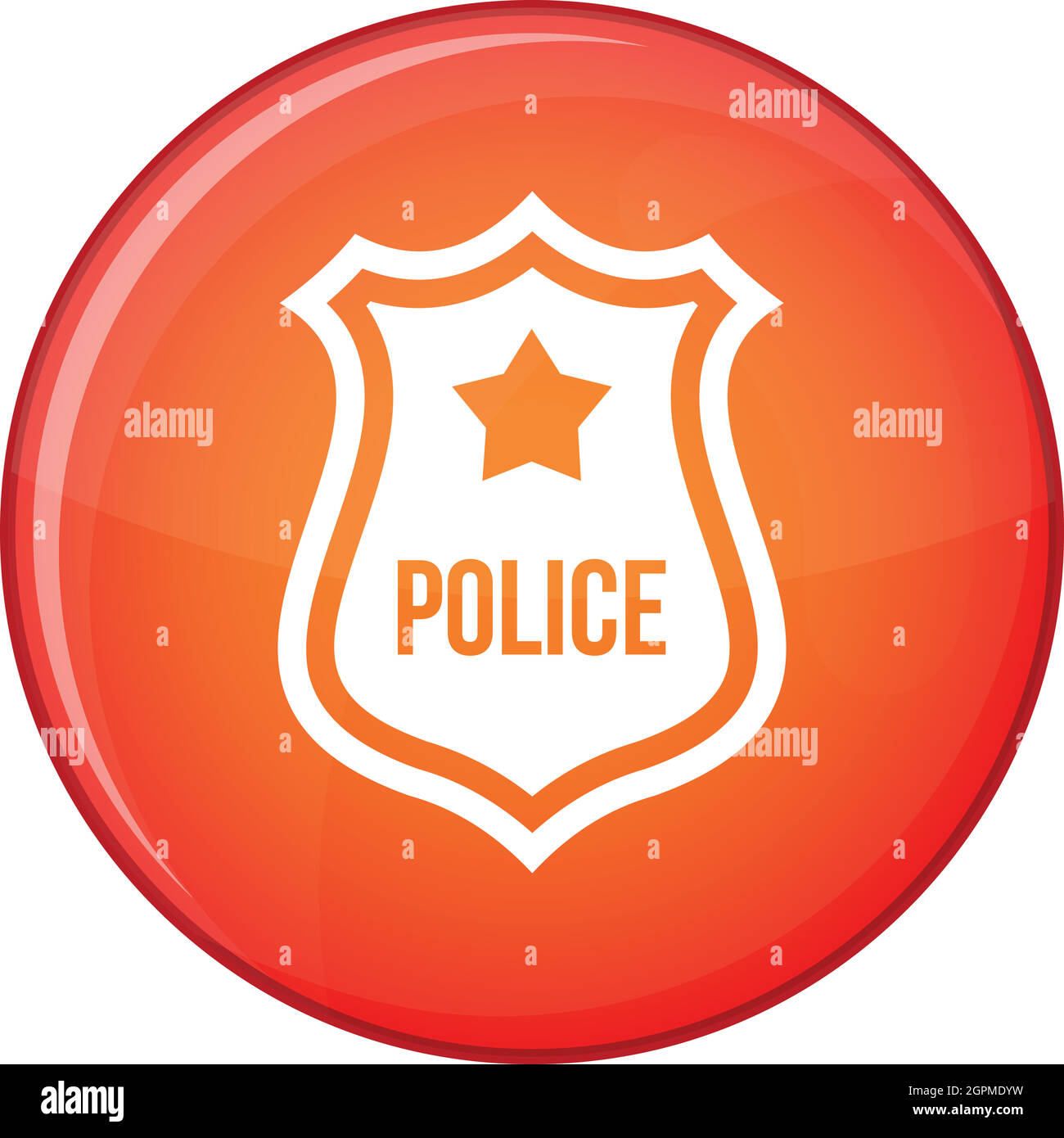 Police badge emblem hi-res stock photography and images - Alamy