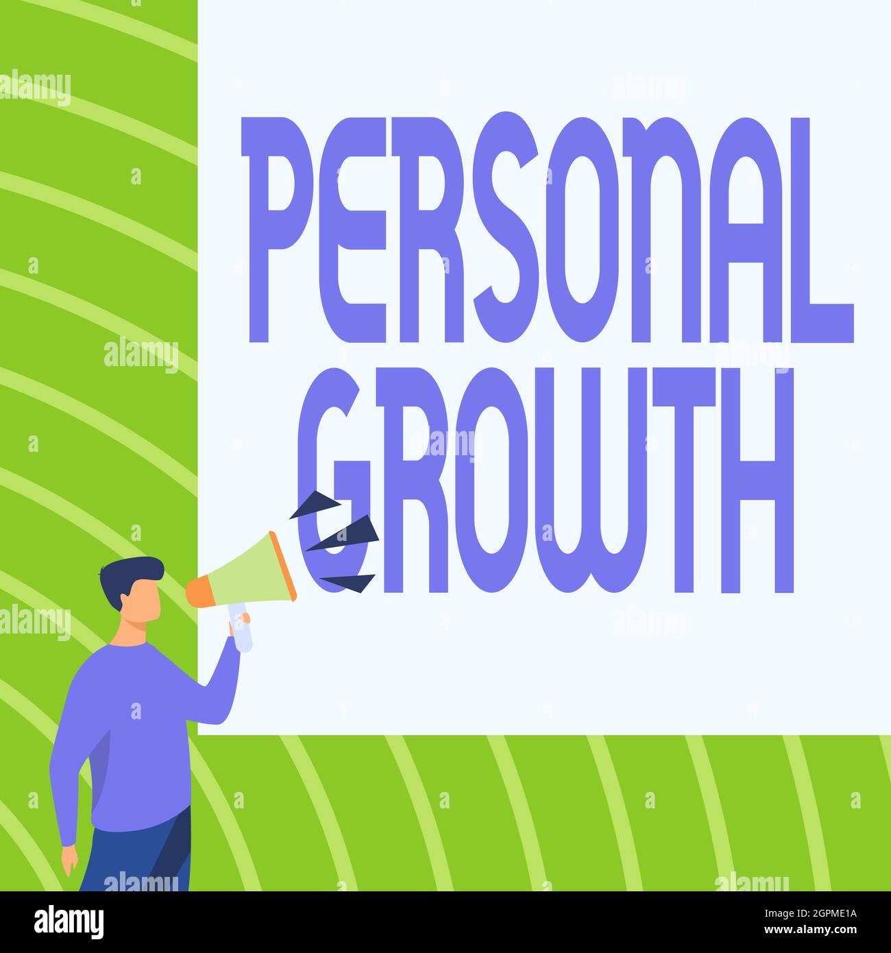 Inspiration showing sign Personal Growth. Business showcase improve ...