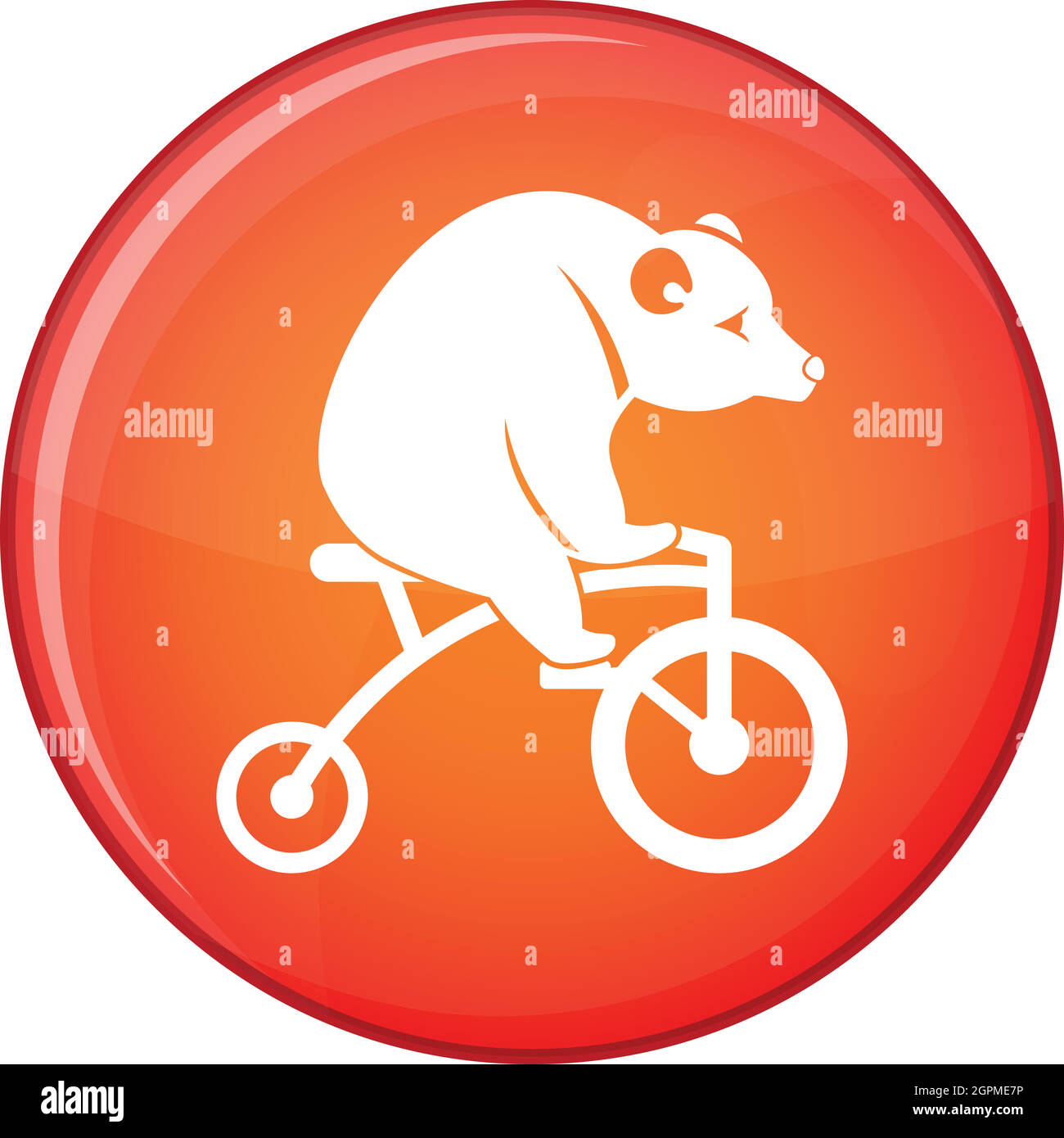 Acrobat on bicycle Stock Vector Images - Alamy
