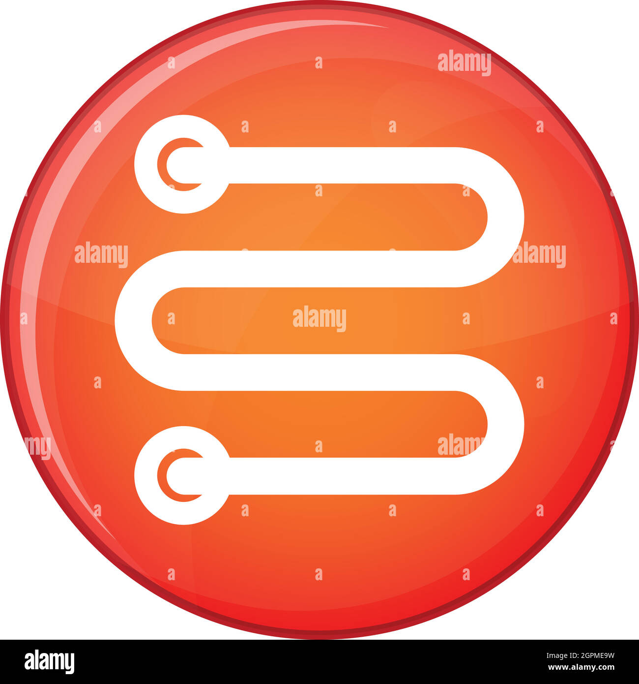 Radiator icon flat style Stock Vector Images - Alamy