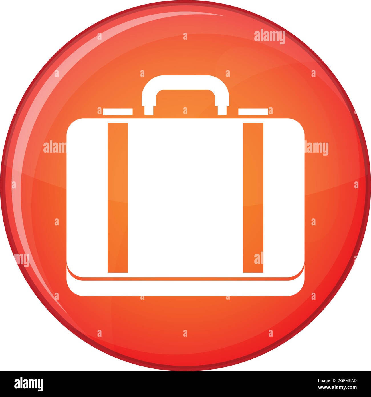 Suitcase icon, flat style Stock Vector Image & Art - Alamy