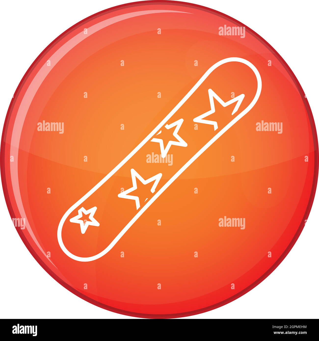 Vector snowboard jump isolated Stock Vector Images - Alamy