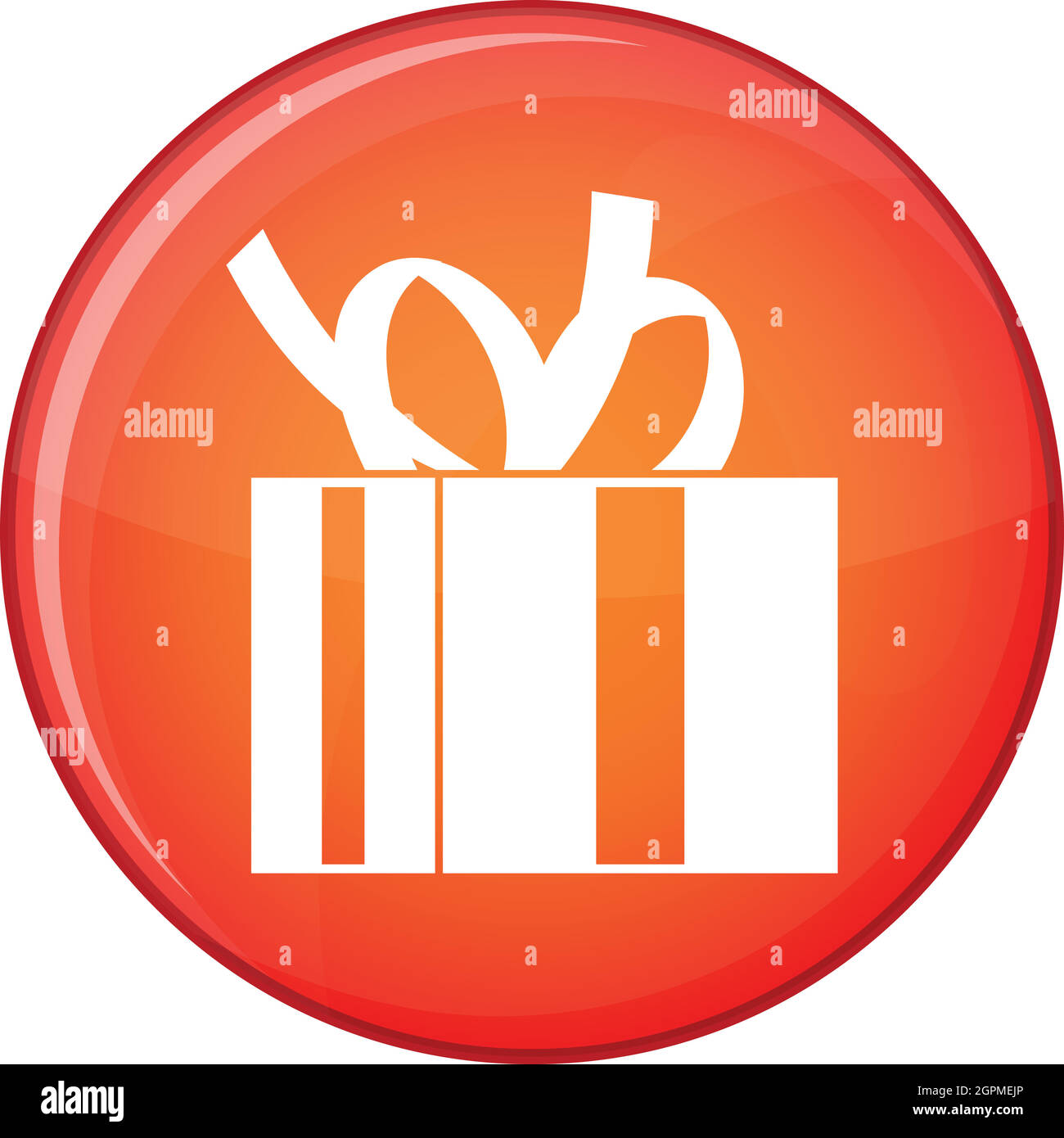 Flat christmas gift box Stock Vector Images - Alamy