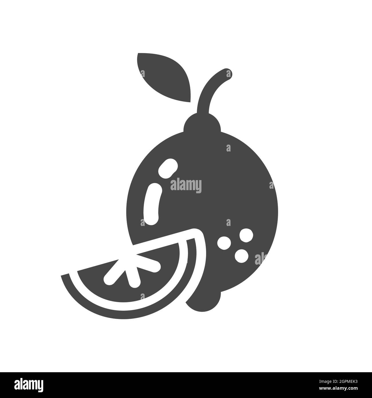 Lemon black vector icon Stock Vector Image & Art - Alamy