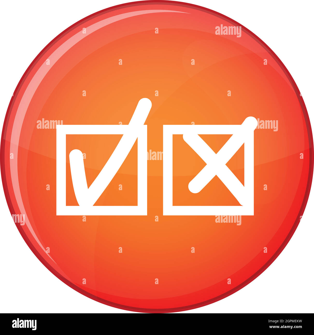 checkmark-to-accept-and-refusal-icon-flat-style-stock-vector-image