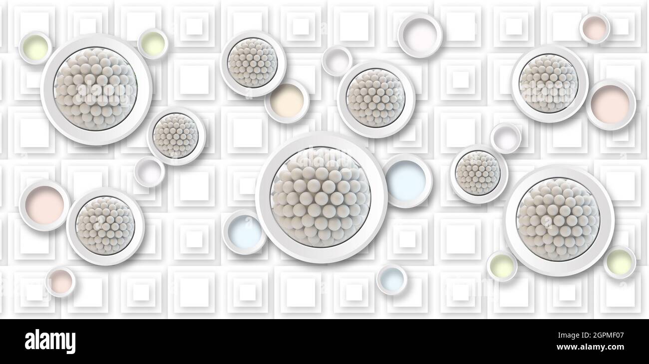 Decorative digital wallpaper Cut Out Stock Images & Pictures - Alamy