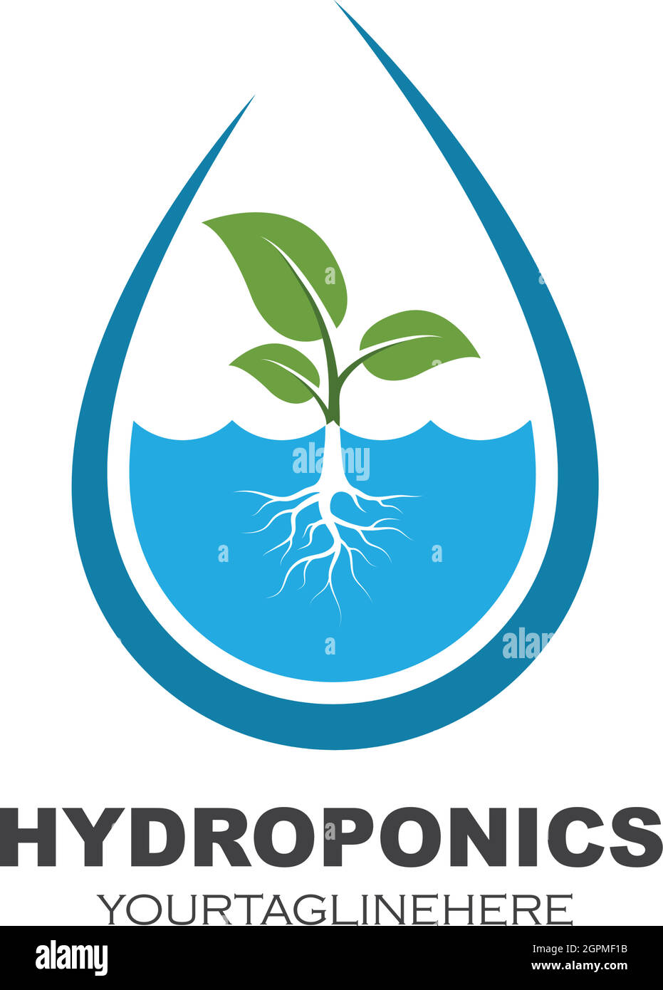 hydroponics logo vector illustration design Stock Vector Image & Art ...