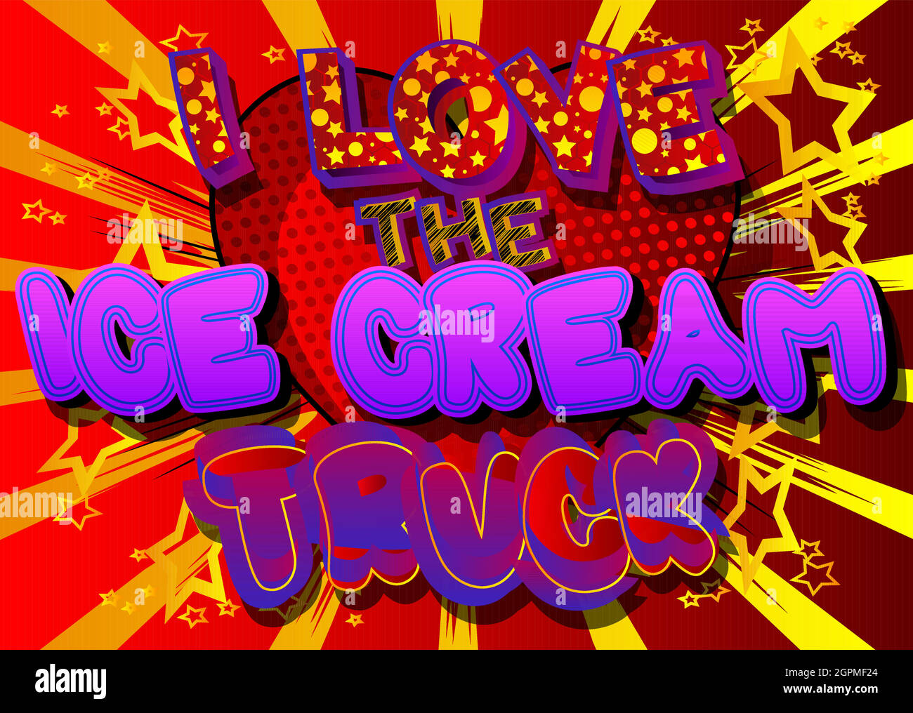 Love Is Comic Strip Ice Cream