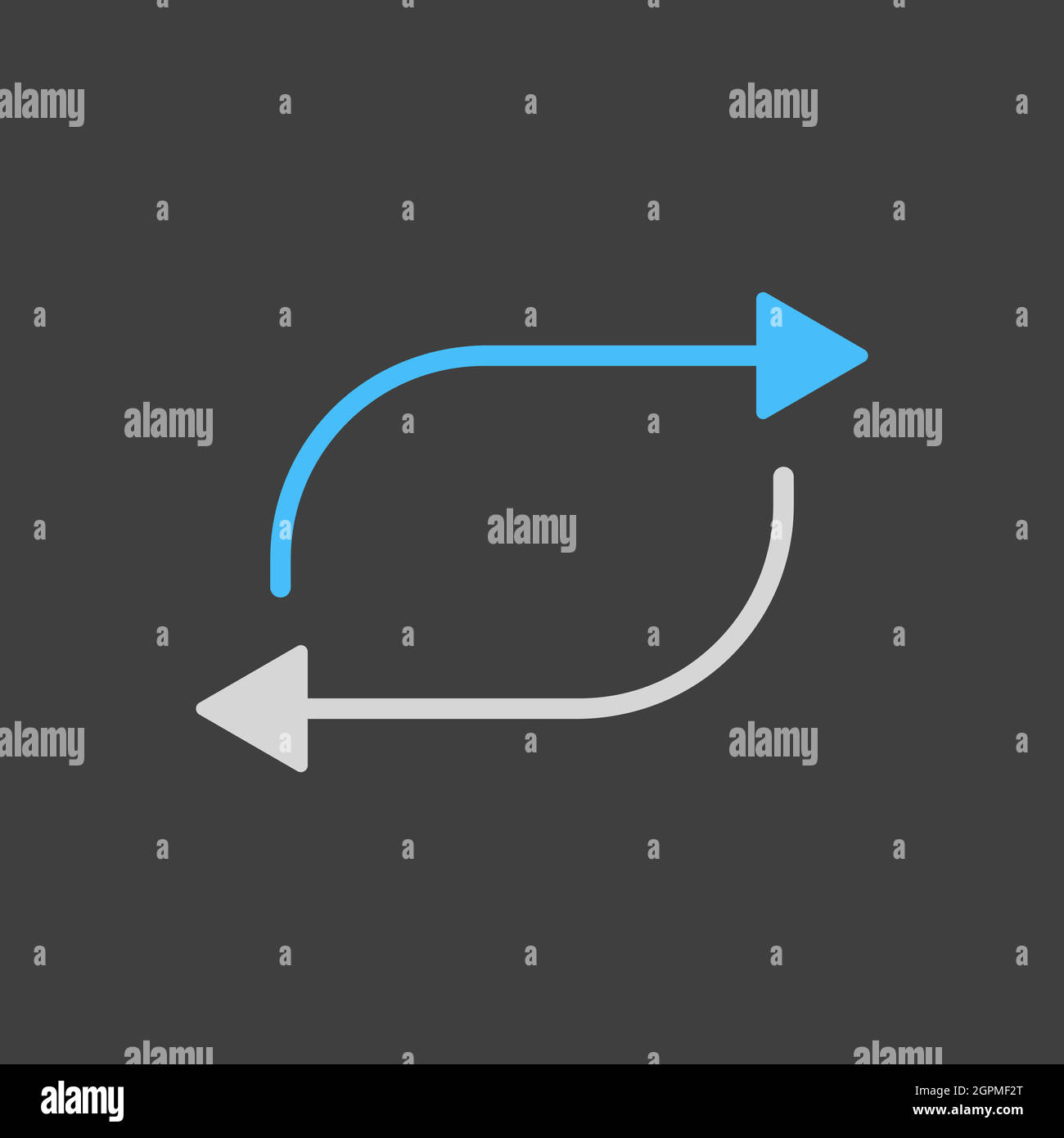 Repeat icon sign on Stock Vector Images - Alamy