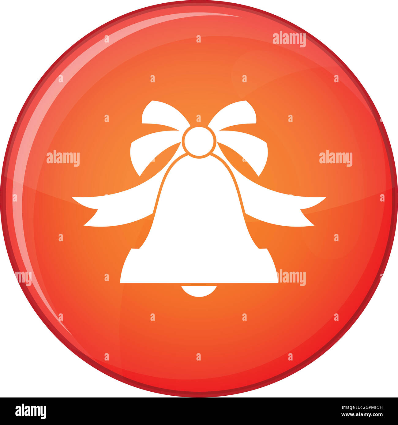 Bell flat icon hi-res stock photography and images - Alamy