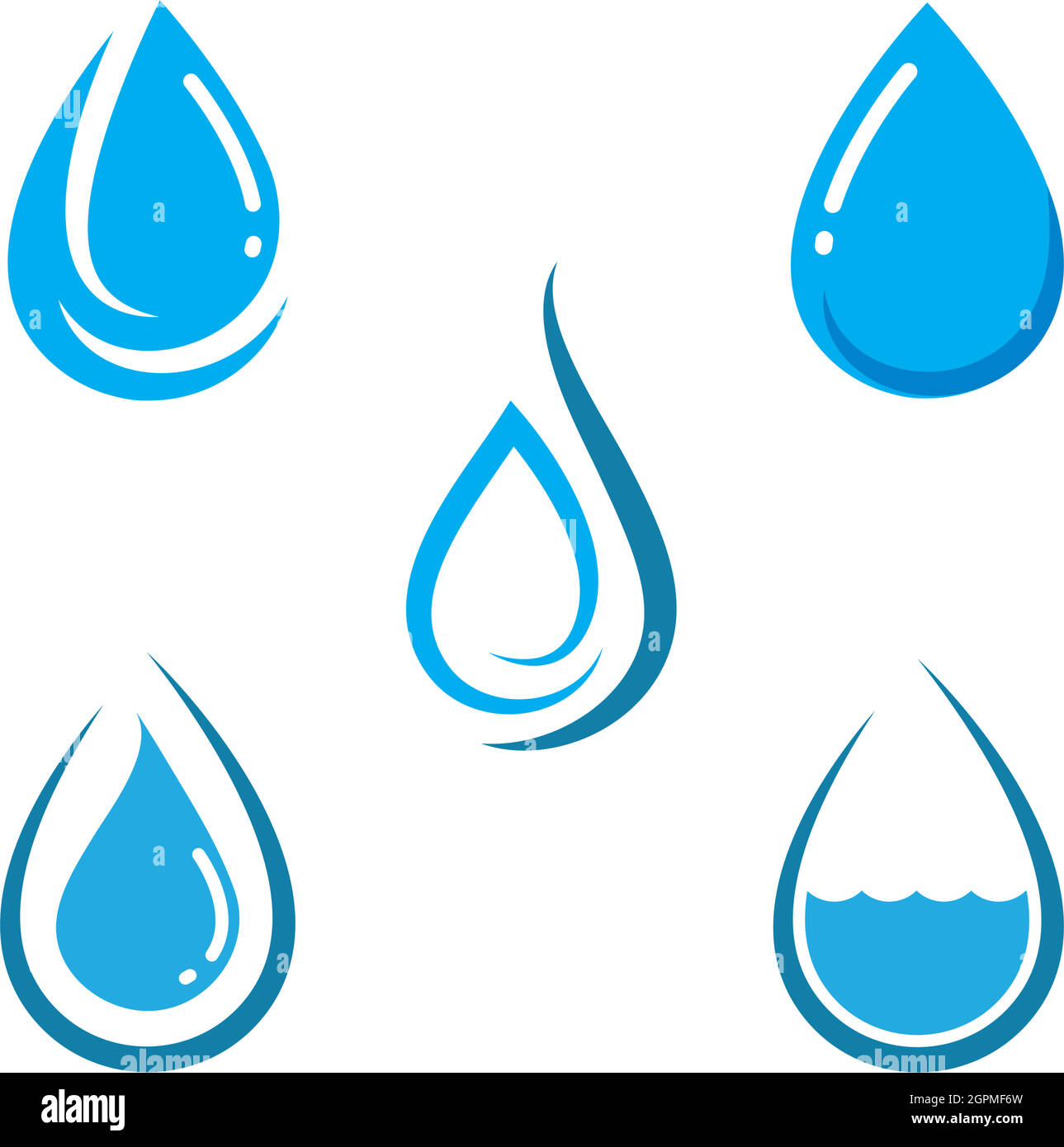 Water Drop Logo Template Vector Illustration Stock Vector Image And Art