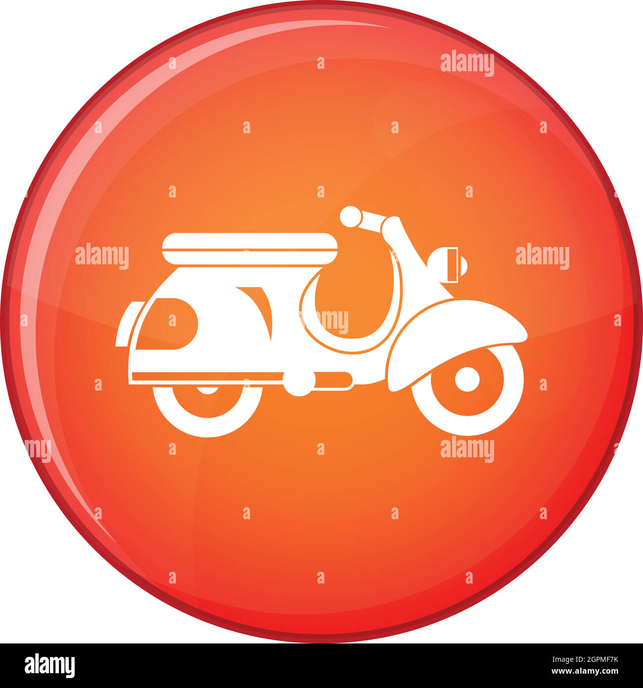 Scooter icon, flat style Stock Vector Image & Art - Alamy