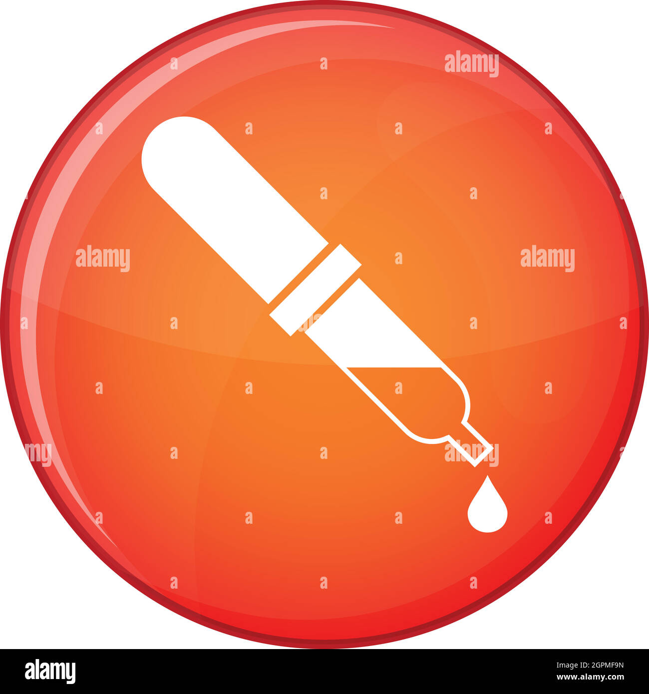 Pipette icon, flat style Stock Vector Image & Art - Alamy