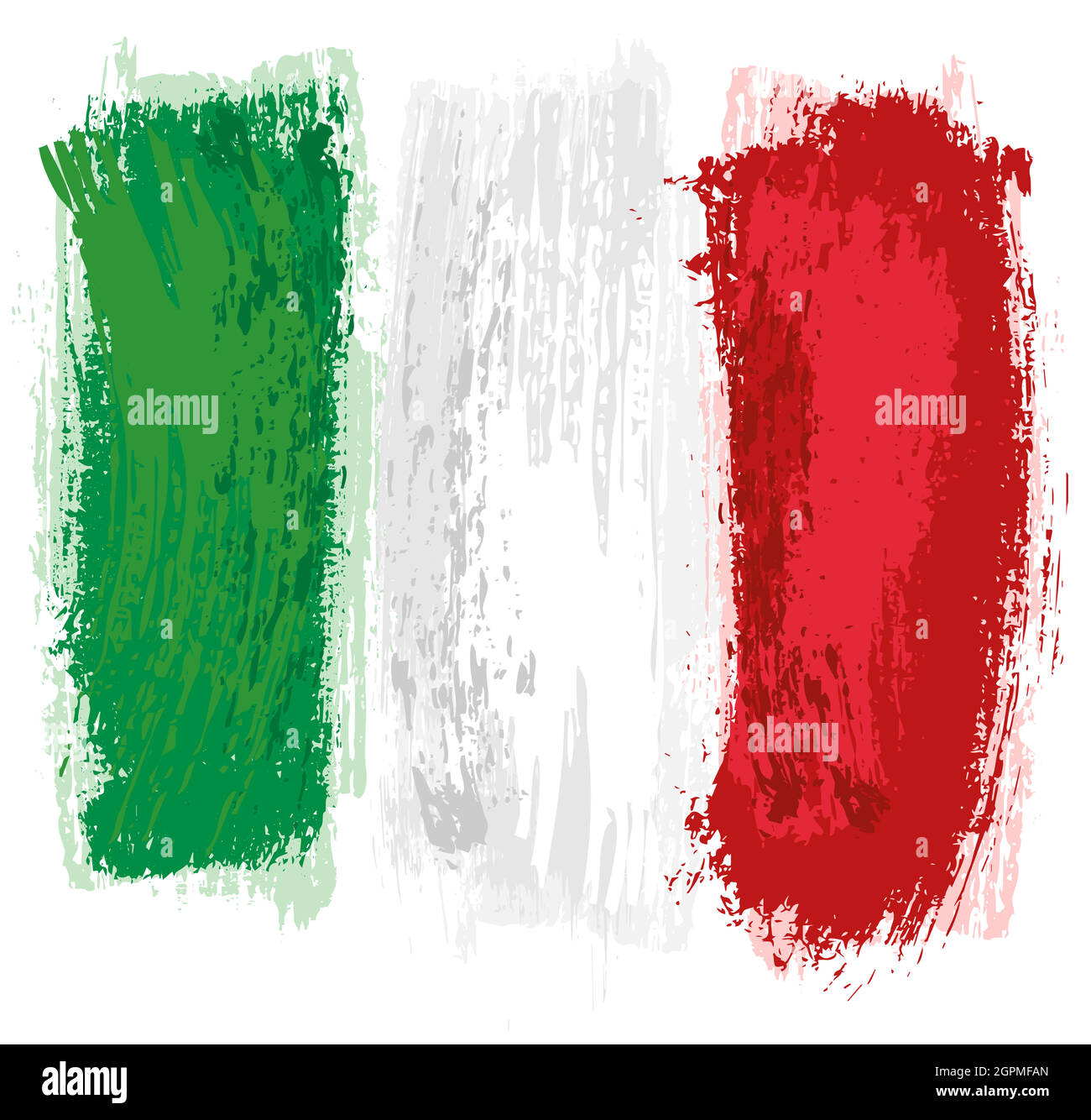 Flag italy illustration Stock Vector Images - Alamy